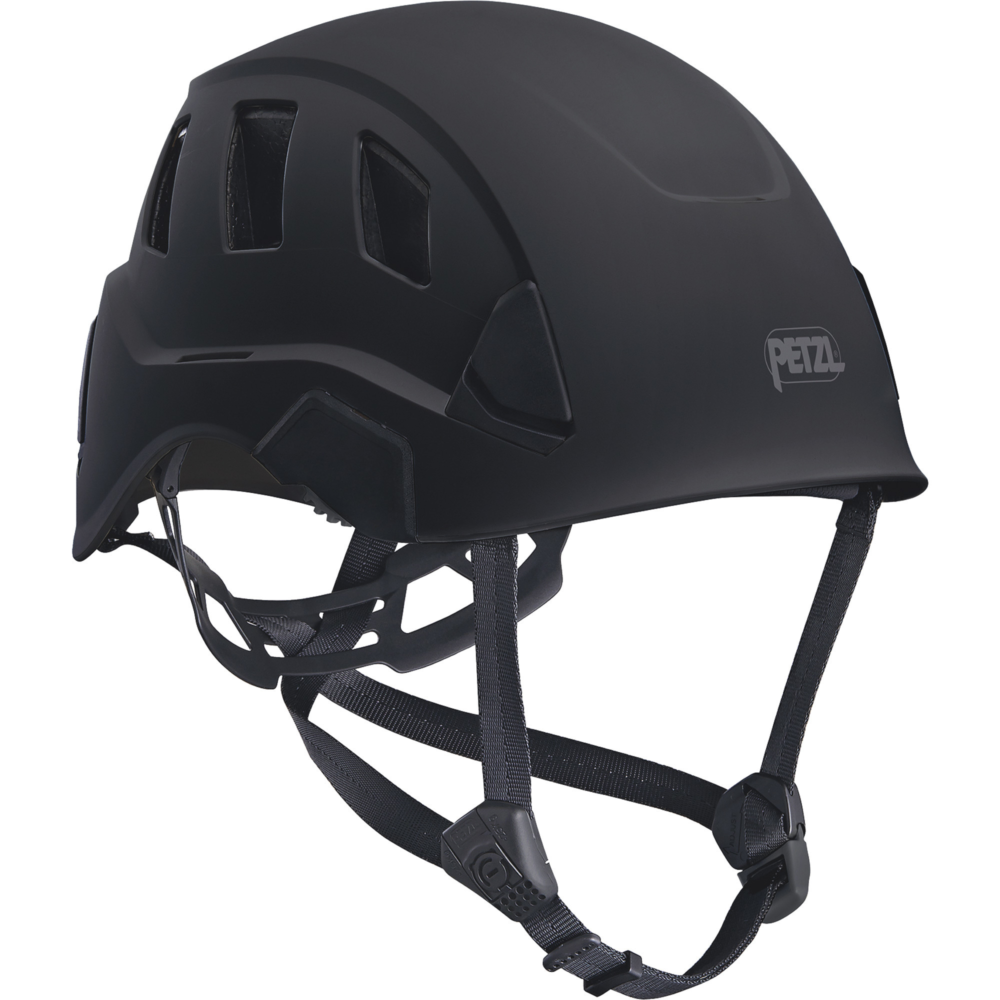 Petzl Strato Class C Safety Helmet with Vent, Black, Model# A020BA03 ...