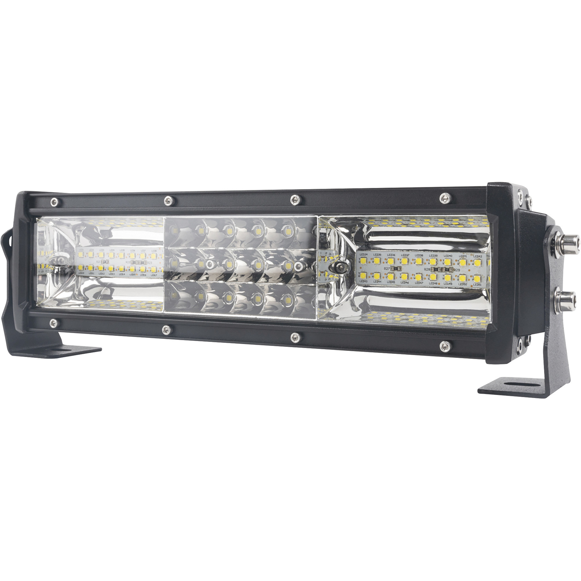 Blazer 12/24V LED Triple Row 4-In-1 Light Bar — 11.5in., 5000 Lumens ...