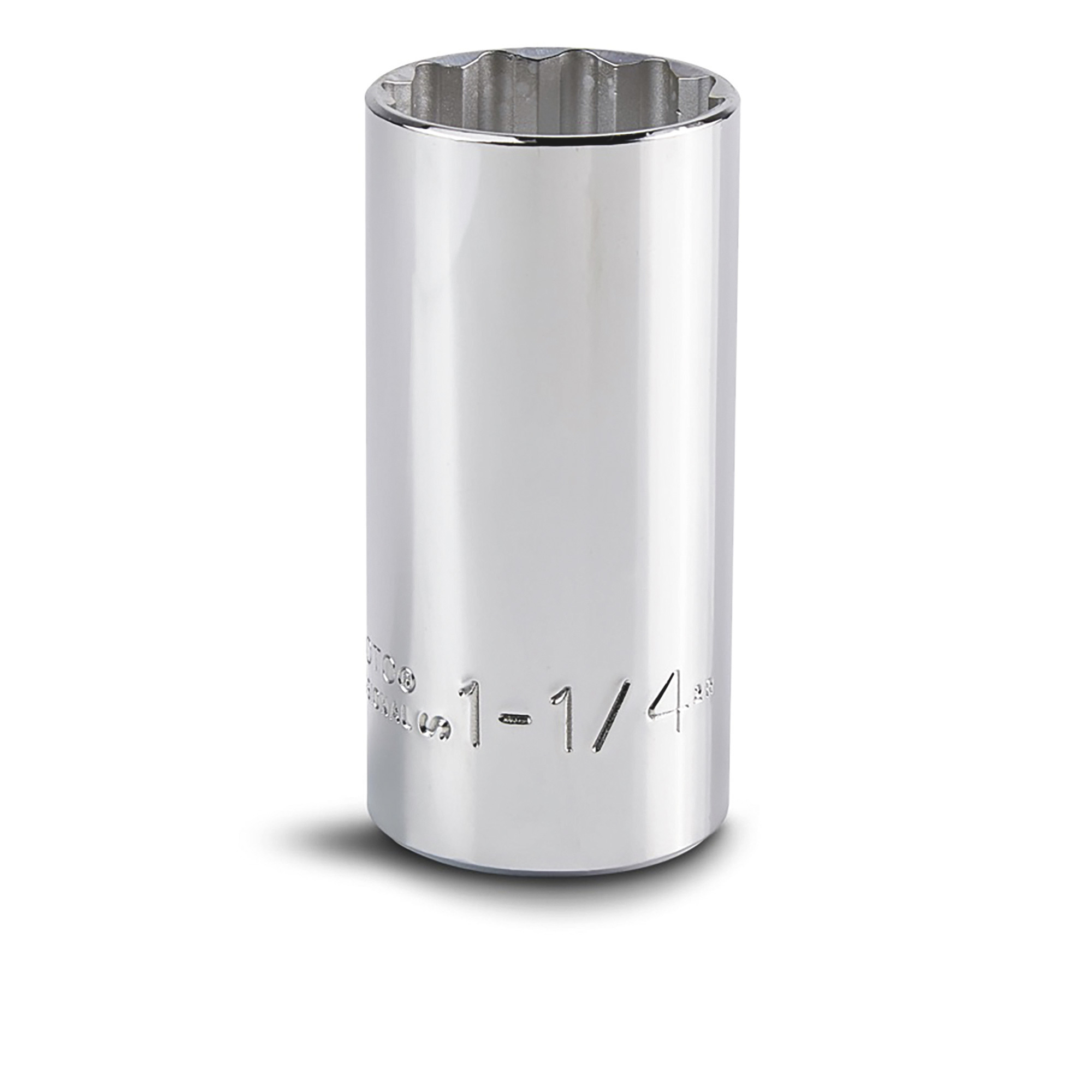 Proto 1/2in. Drive, 1 1/4in. Deep Socket, 12 Point, Model# J5338H ...