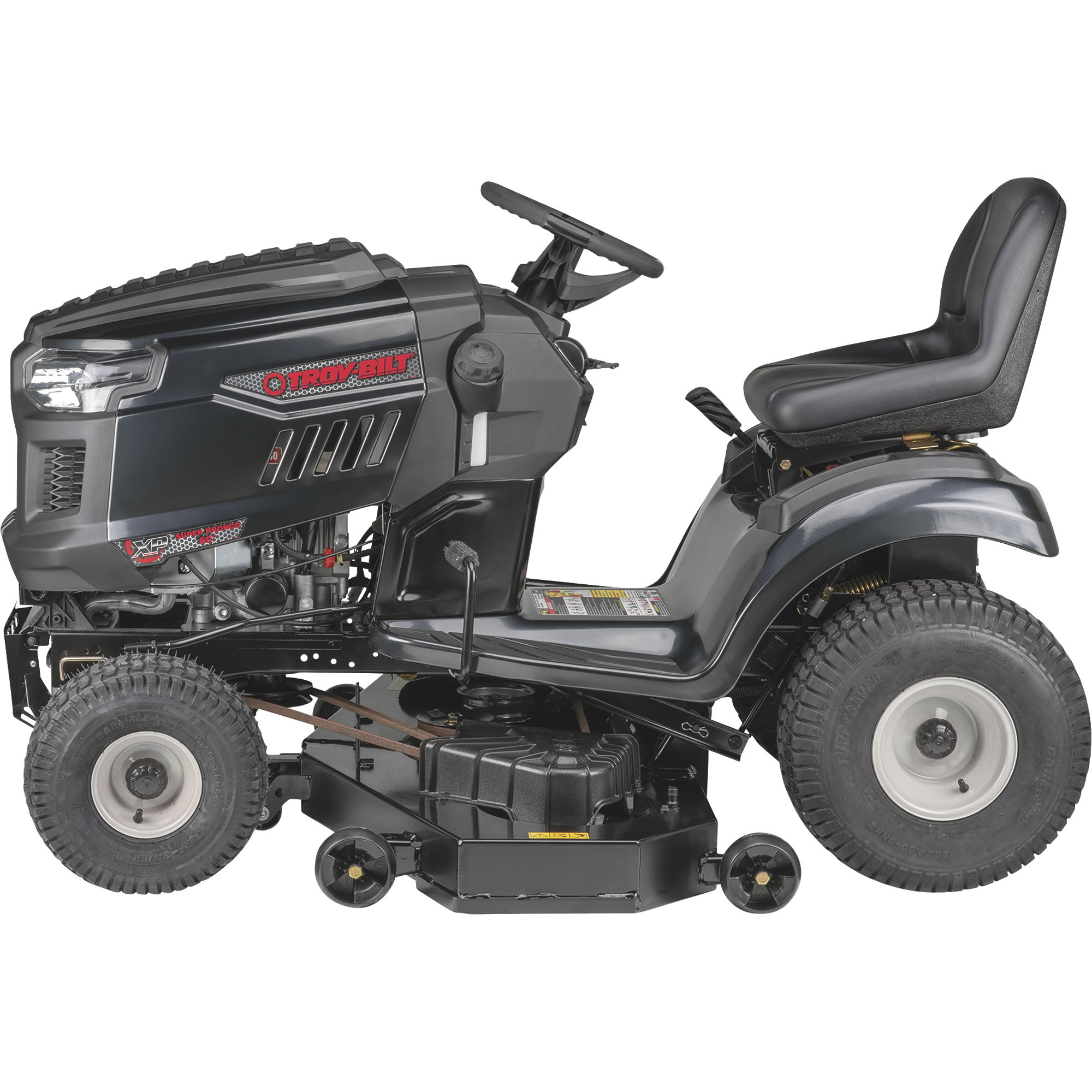 Troy-Bilt Riding Lawn Mower, 24 HP Kohler Engine, 50in. Fabricated ...