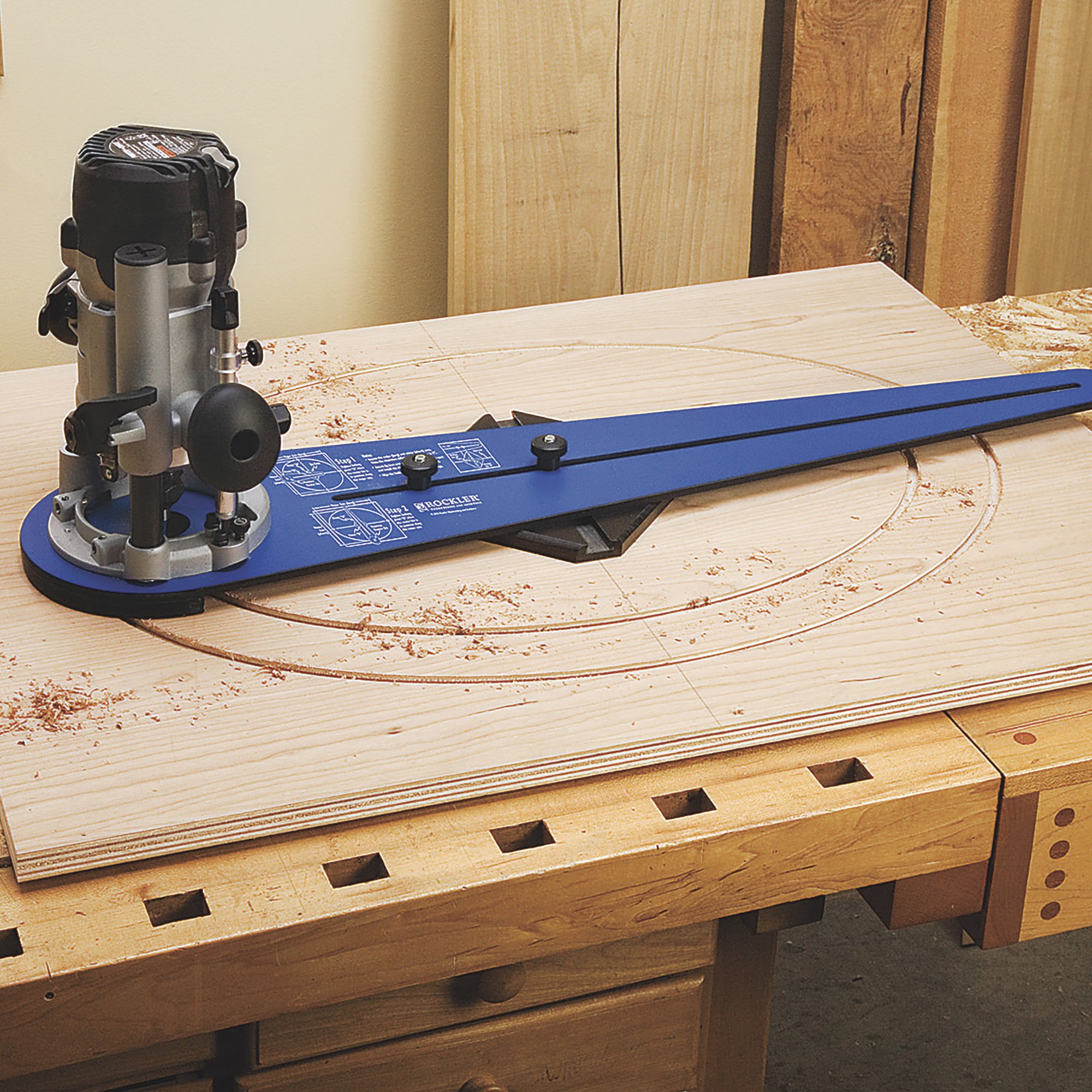 Rockler Ellipse/Circle Router Jig , Model# 27712 | Northern Tool