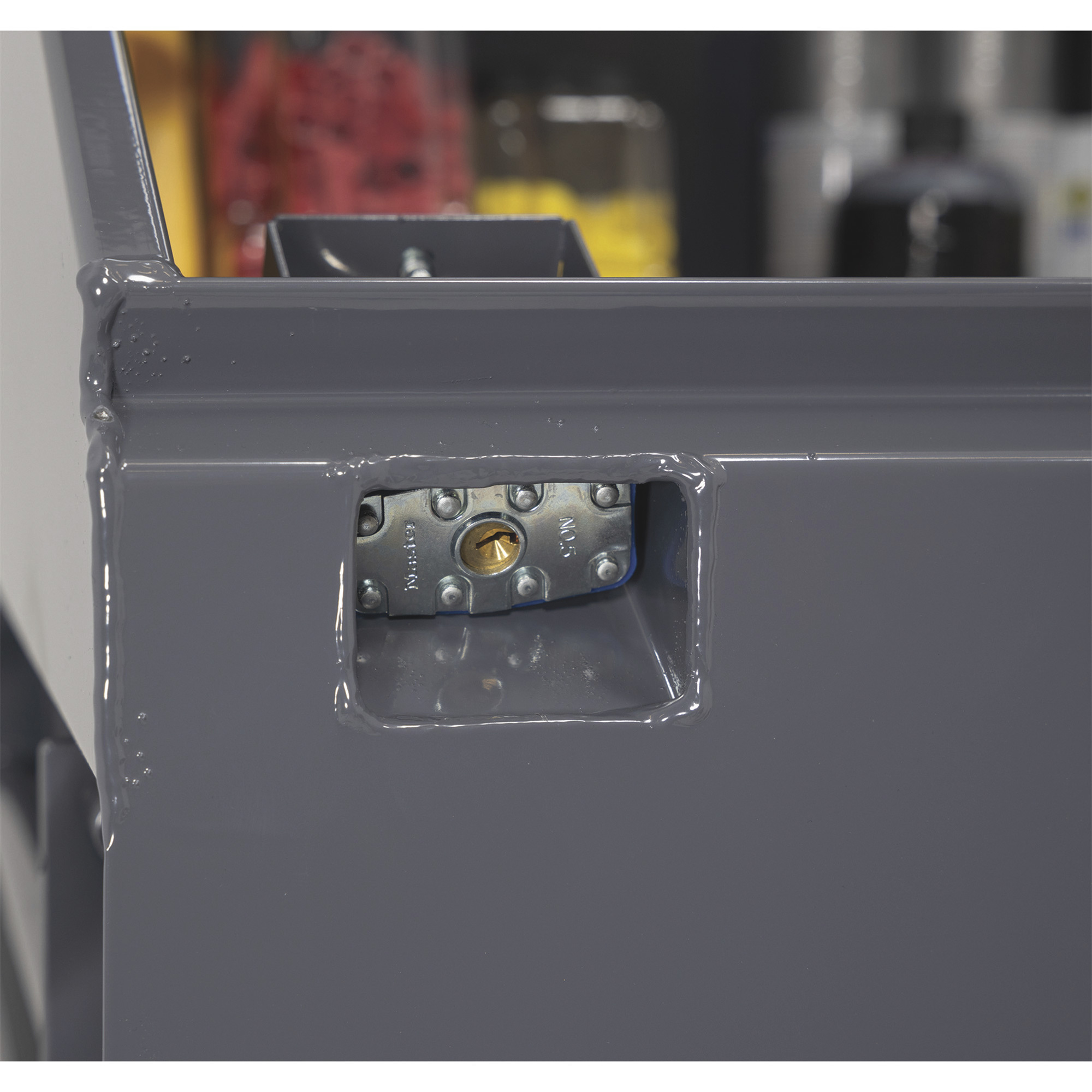 Better Built Sloped Jobsite Storage Chest, Black, 60in.W x 30in.D x 37 ...