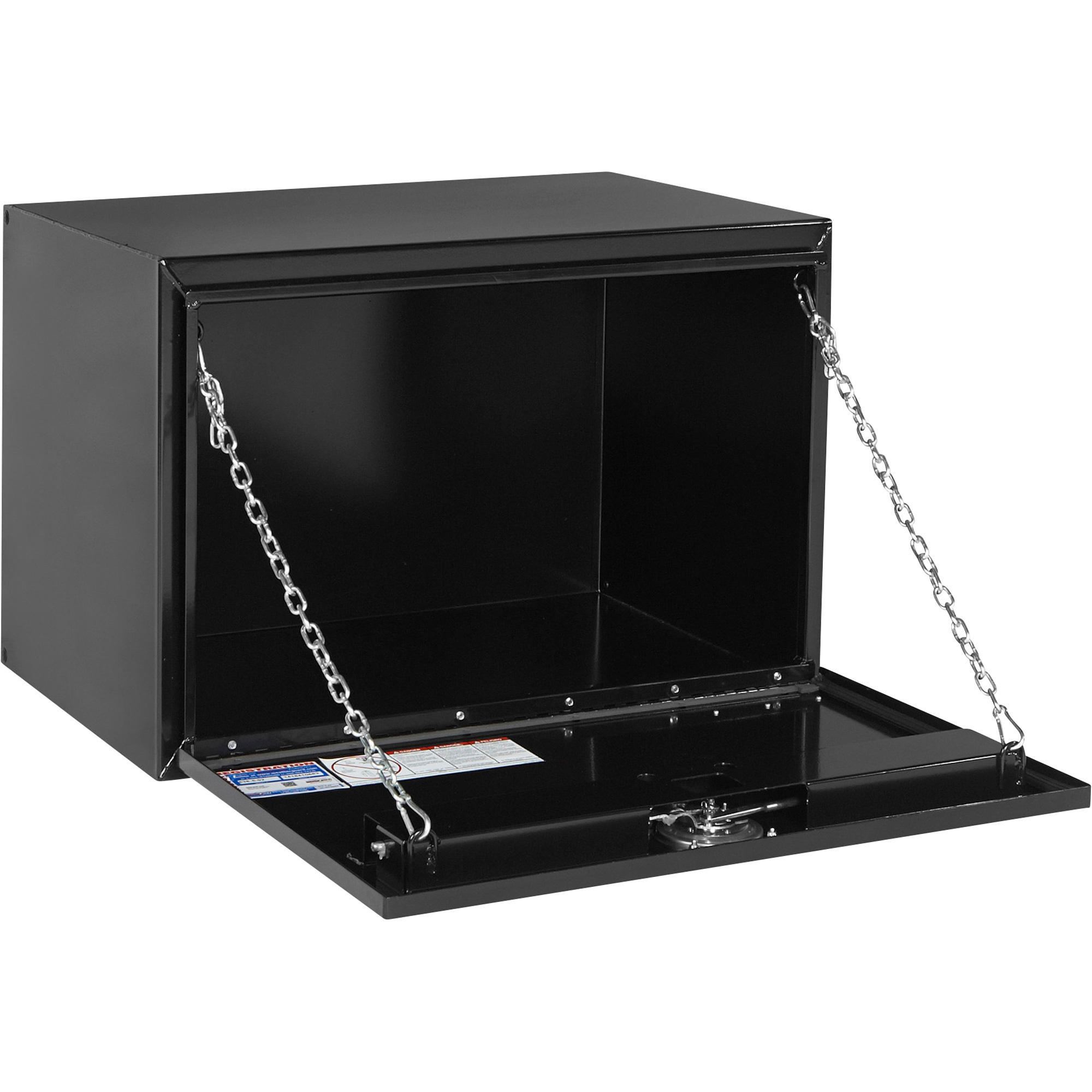 Weather Guard Underbed Jumbo Truck Tool Box — Steel, Gloss Black, 36 ...