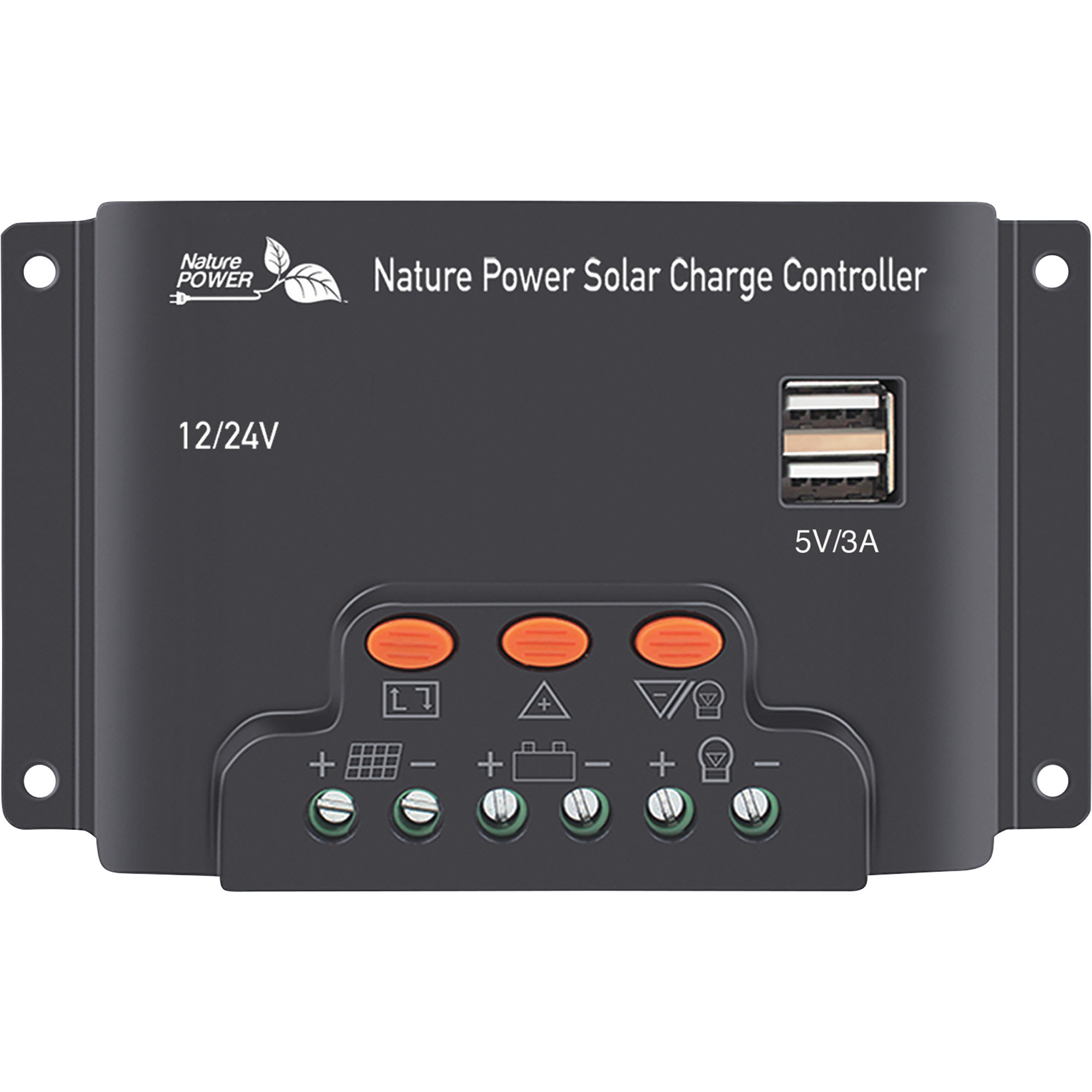 Nature Power Solar Panel with Charge Controller, 200 Watts, Model ...
