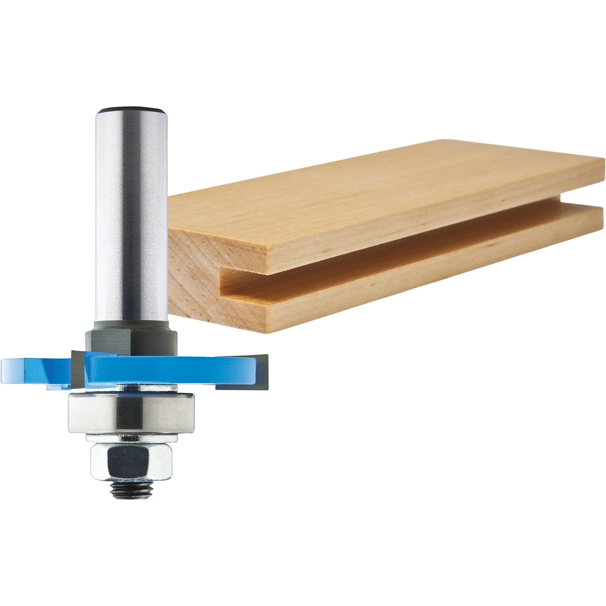 Rockler 3-Wing Slot-Cutting Router Bit — 1 7/8in.D x 1/8in.H x 1/4in ...