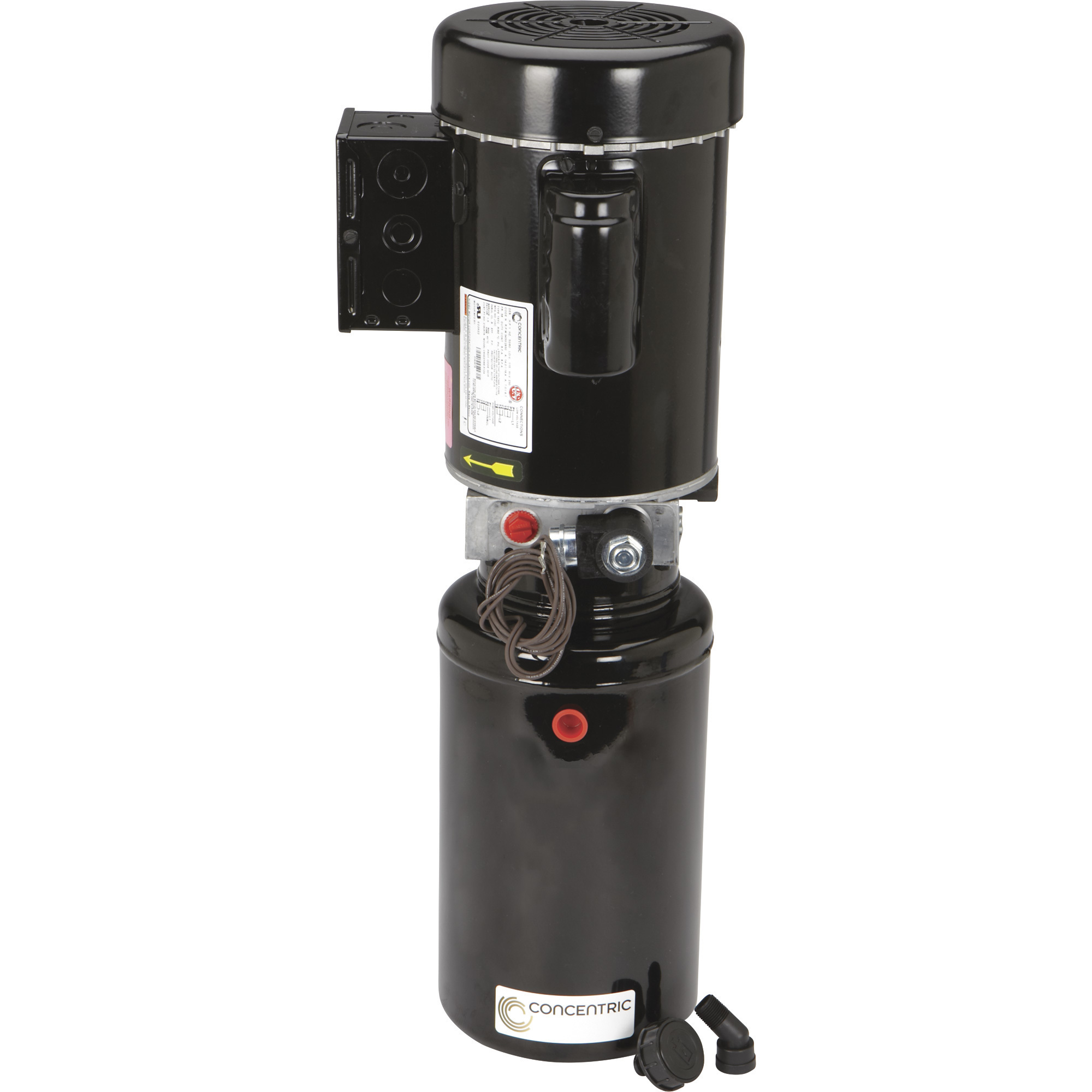 Concentric 1 HP 115/208-230 Volt AC Hydraulic Power Unit, Solenoid ...