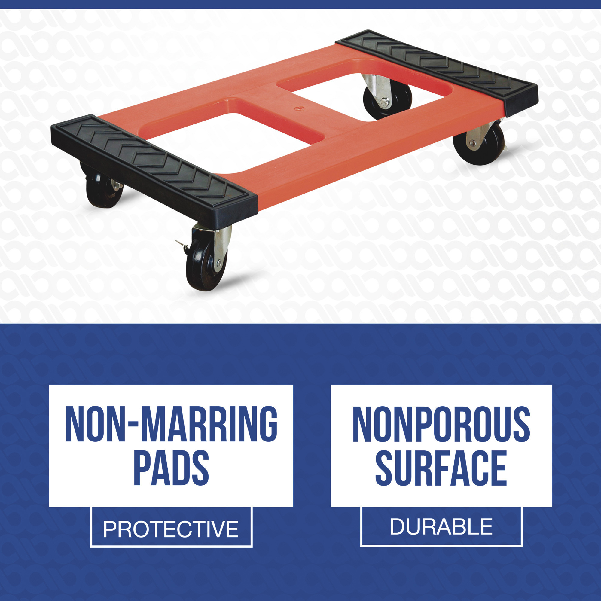 Strongway Poly Mover's Dolly, 1200-lb. Capacity, 30in.L x 18in.W x 6in ...