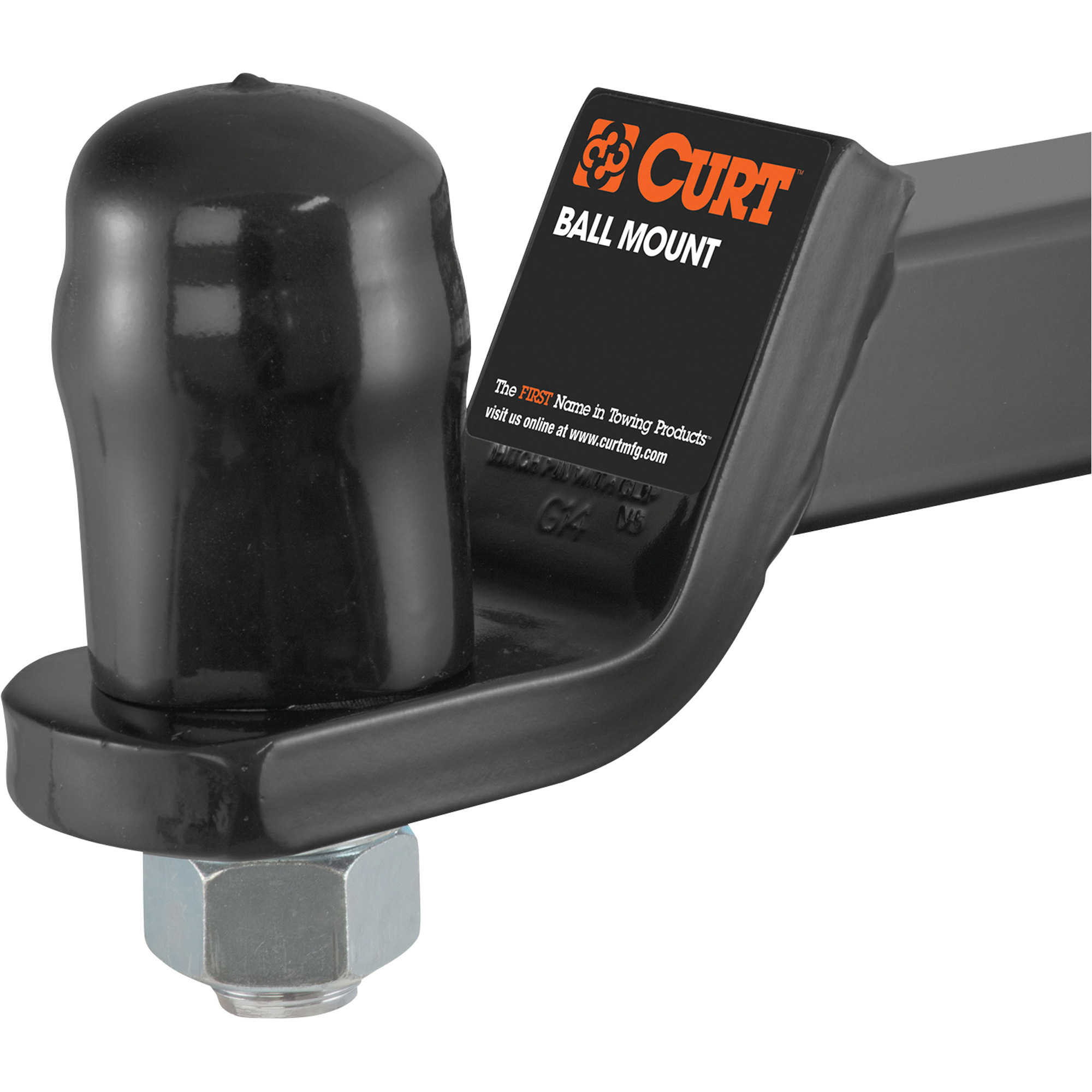 CURT Trailer Ball Cover, Fits 2-5/16in.Balls, Black Rubber, Model ...