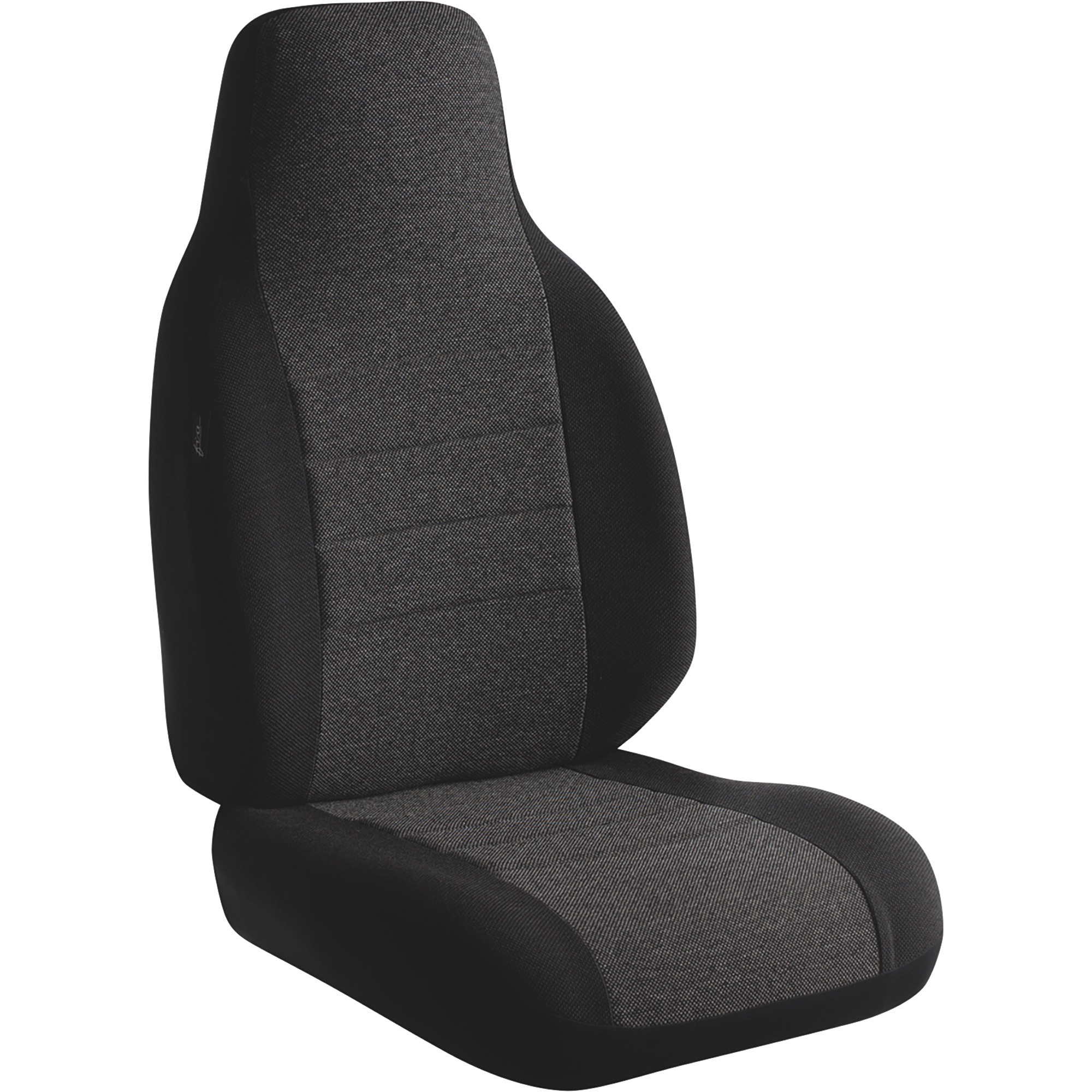 FiA Bostrom Wide Ride Seat and Armrest Covers , 2-Tone Charcoal Tweed ...