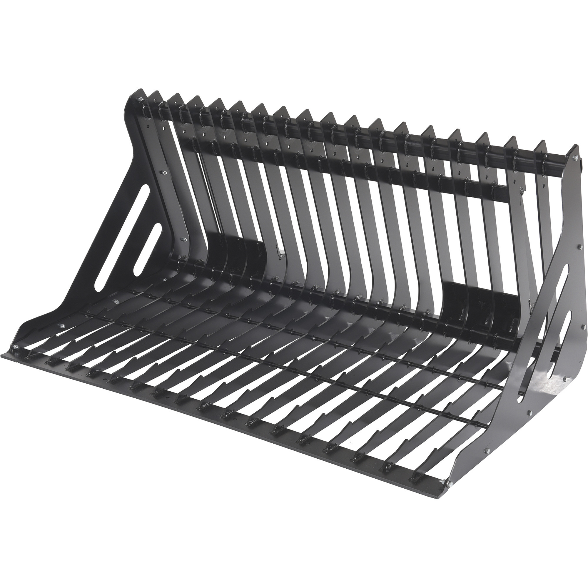 Vestil Skid Steer Rock Grader Bucket — 38.5in.L x 60in.W x 28.25in.H ...