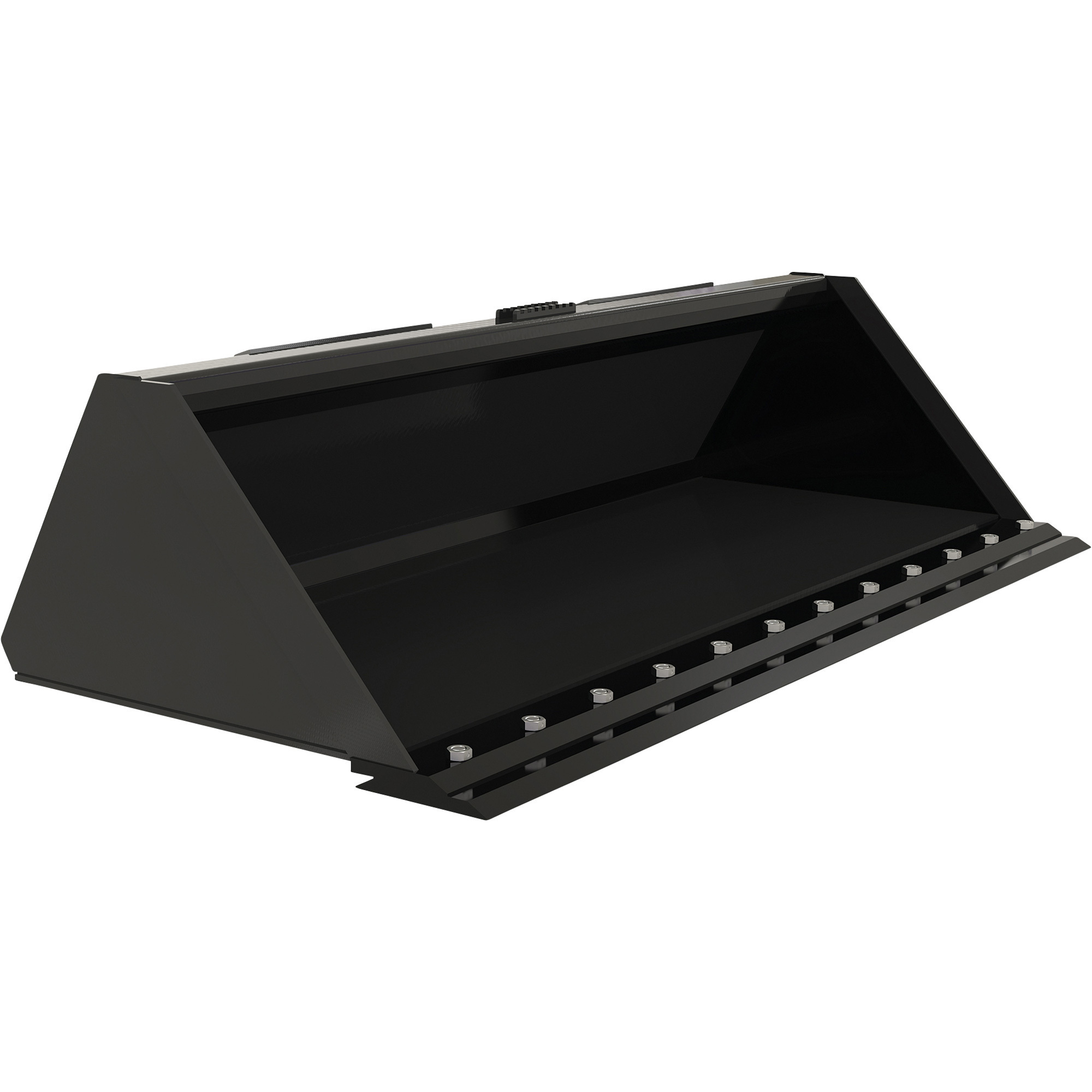 Vestil Low-Profile Skid Steer Bucket — 37 1/4in.L x 72in.W x 19 1/4in.H ...