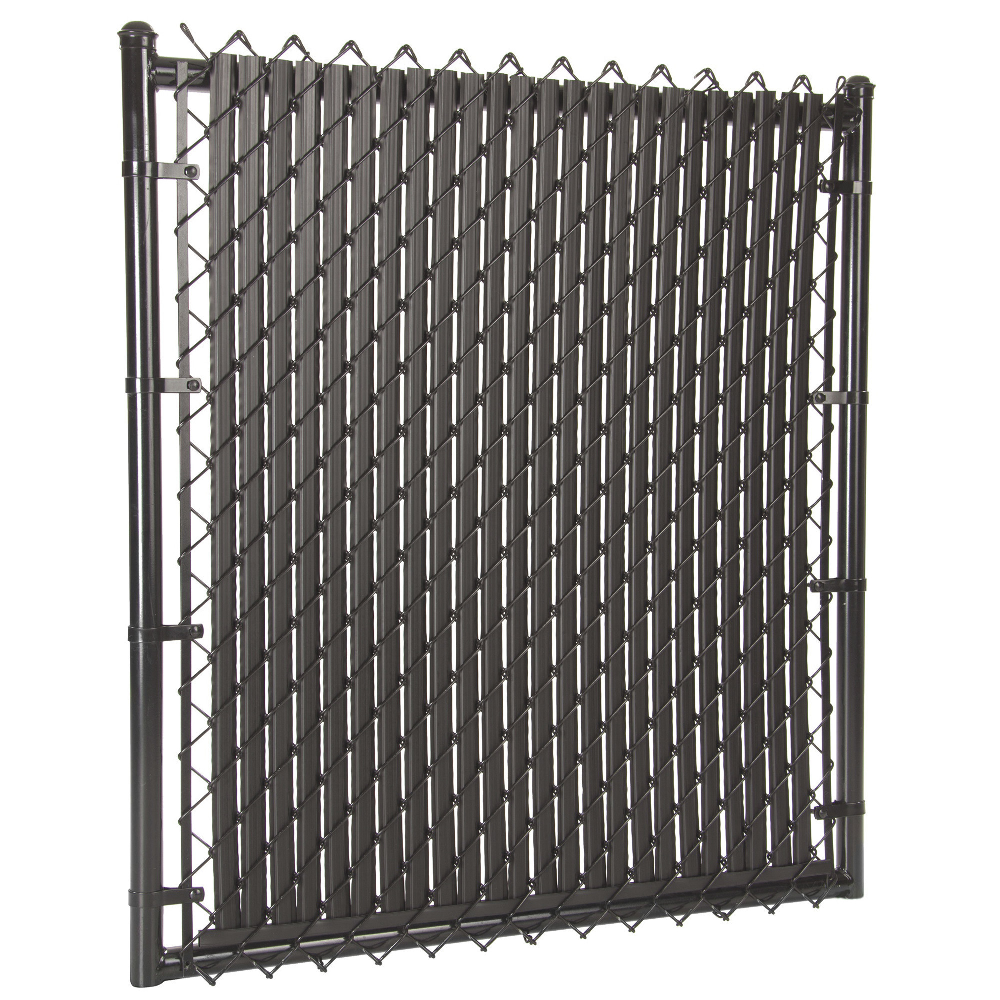 SoliTube Slats Chain Link Fence Privacy Slats, Black, 82 Slats, Model ...