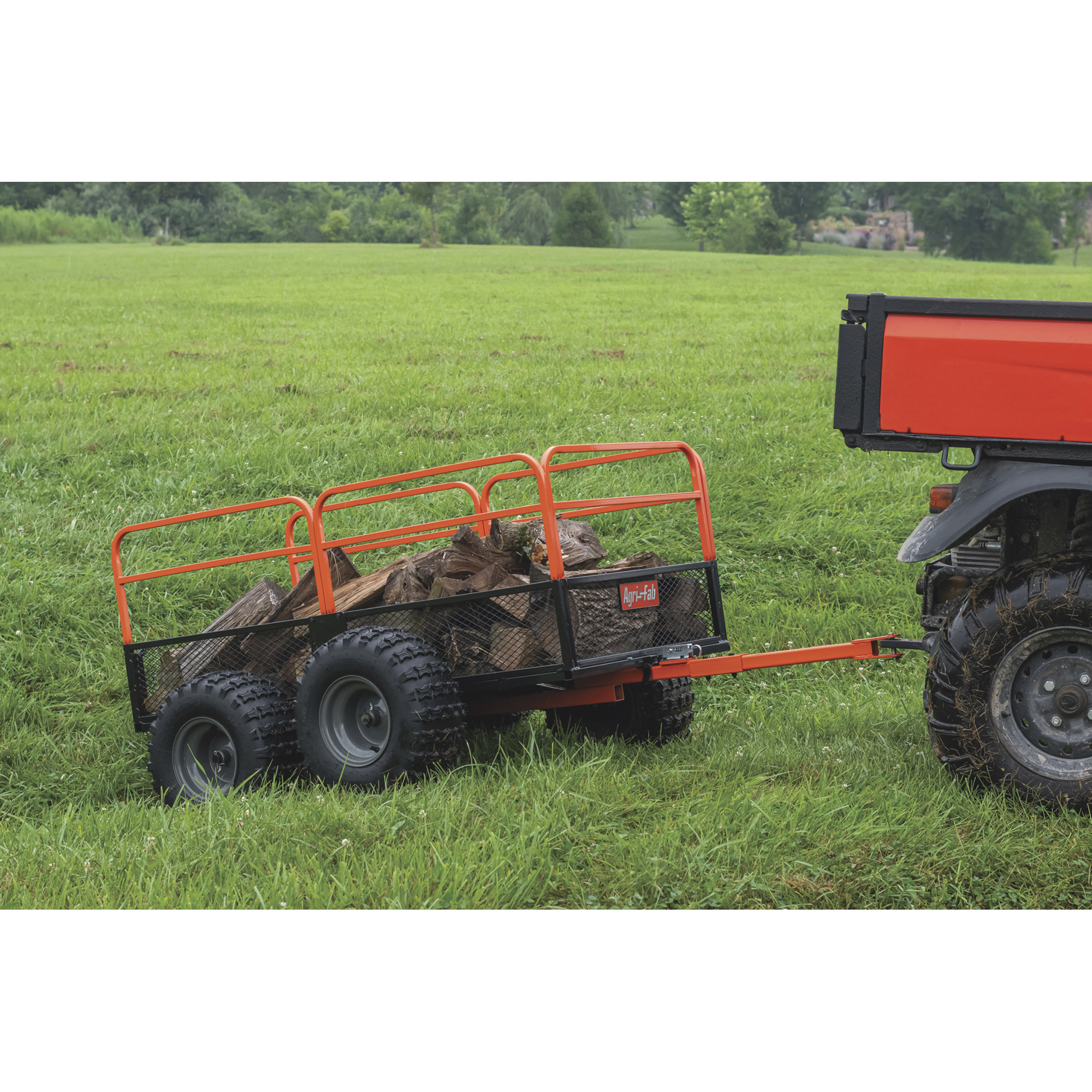 Agri-Fab Towable ATV/UTV Steel Mesh Convertible Cart, 1,250-Lb ...