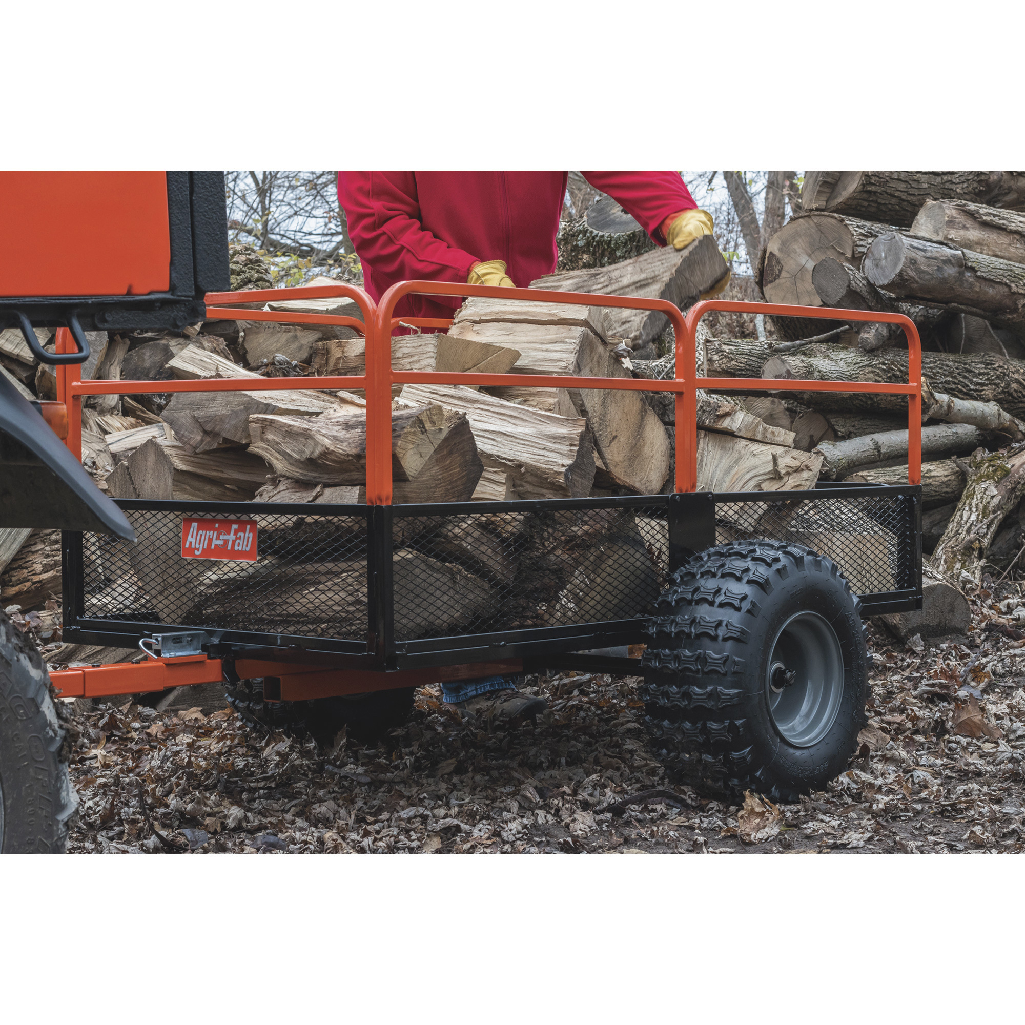 Agri-Fab Towable ATV/UTV Steel Mesh Convertible Cart, 1,250-Lb ...