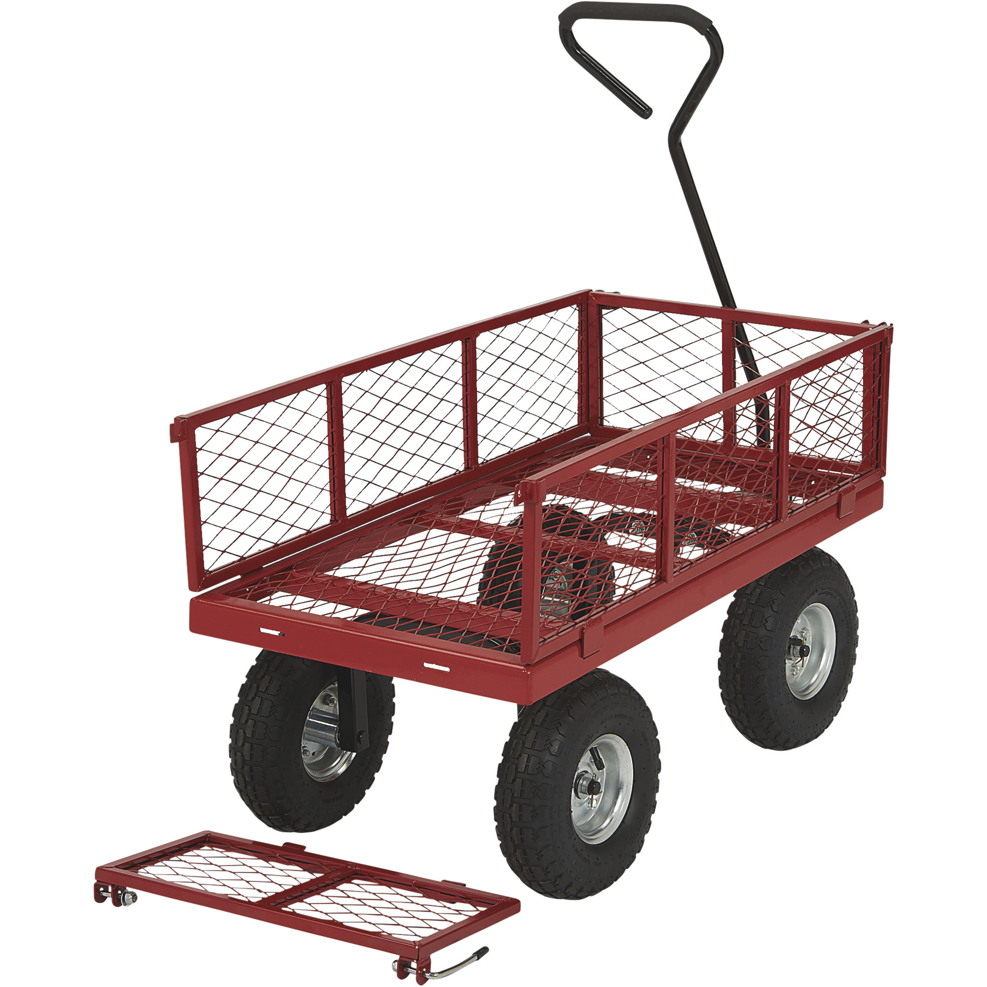 Ironton Steel Utility Wagon, 400-Lb. Capacity, 34in.L x 18in.W ...