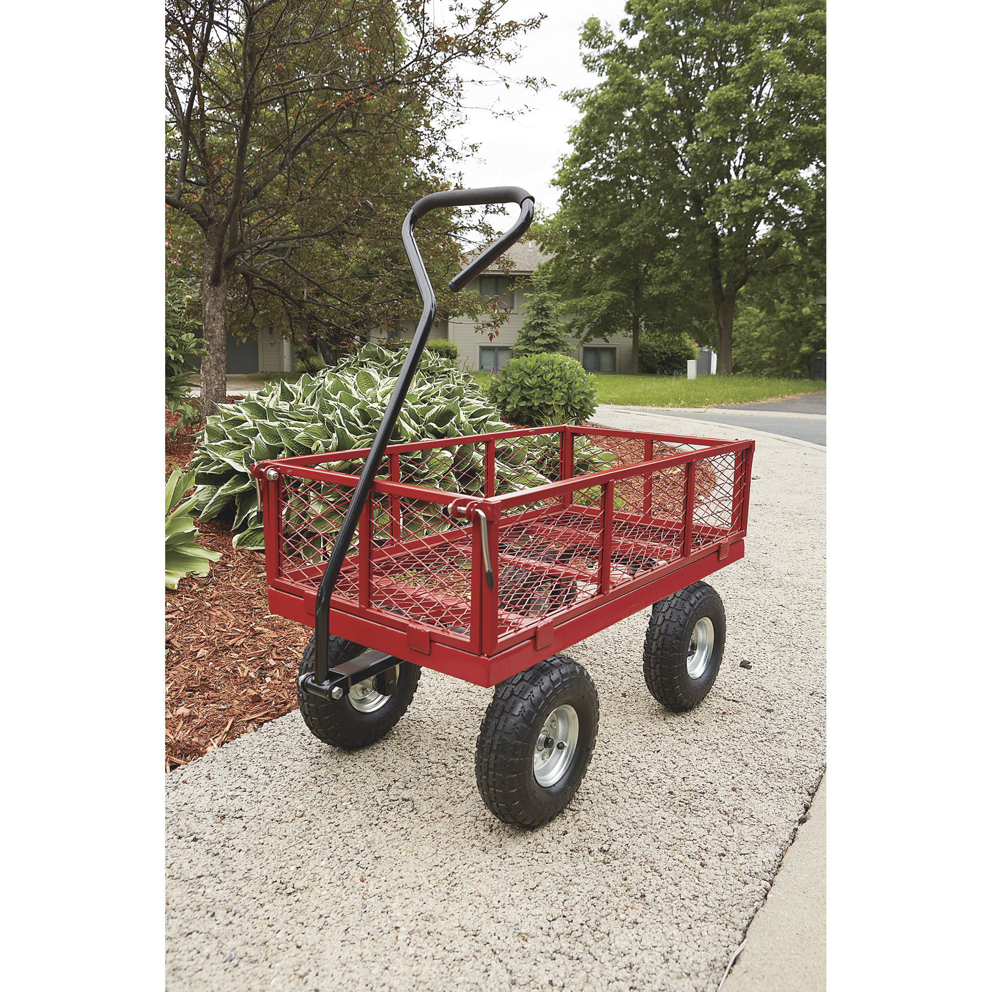 Ironton Steel Utility Wagon, 400-Lb. Capacity, 34in.L x 18in.W ...