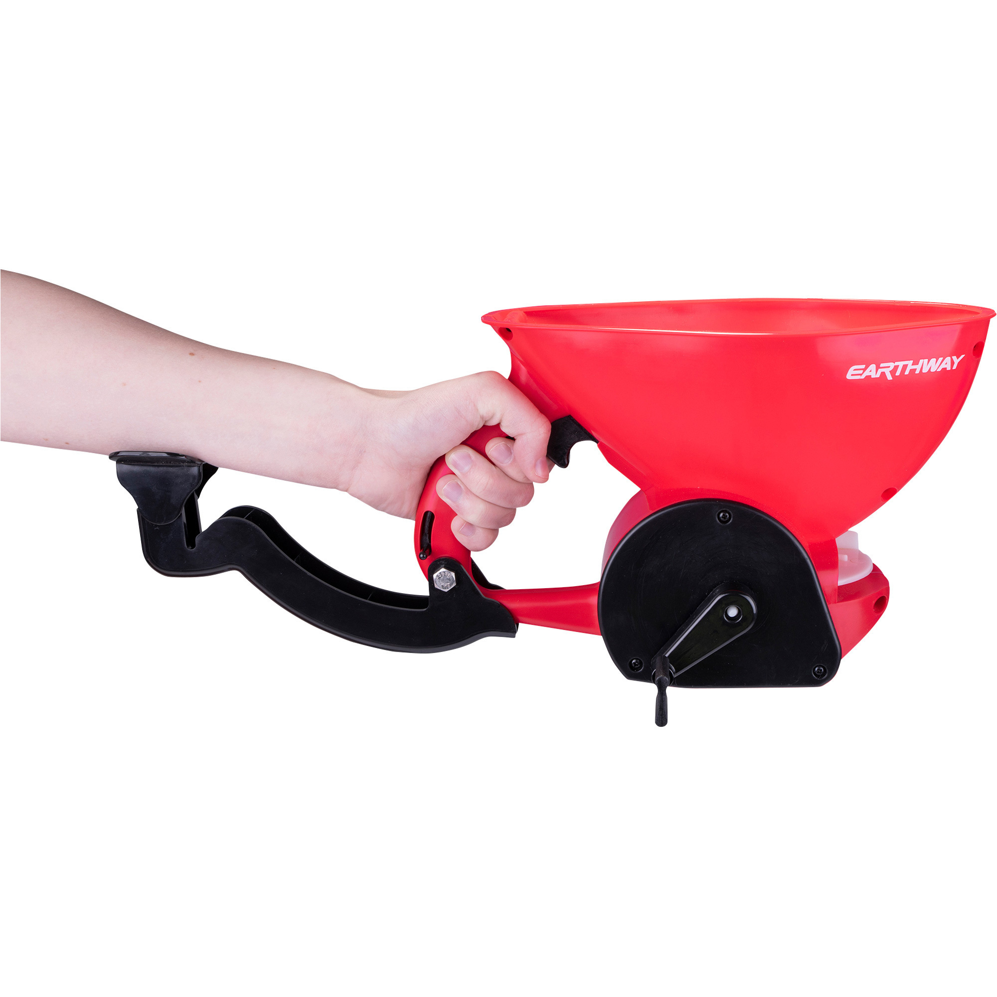 Earthway Hand-Operated Spreader with Arm Rest, 4-Lb. Capacity, Model ...