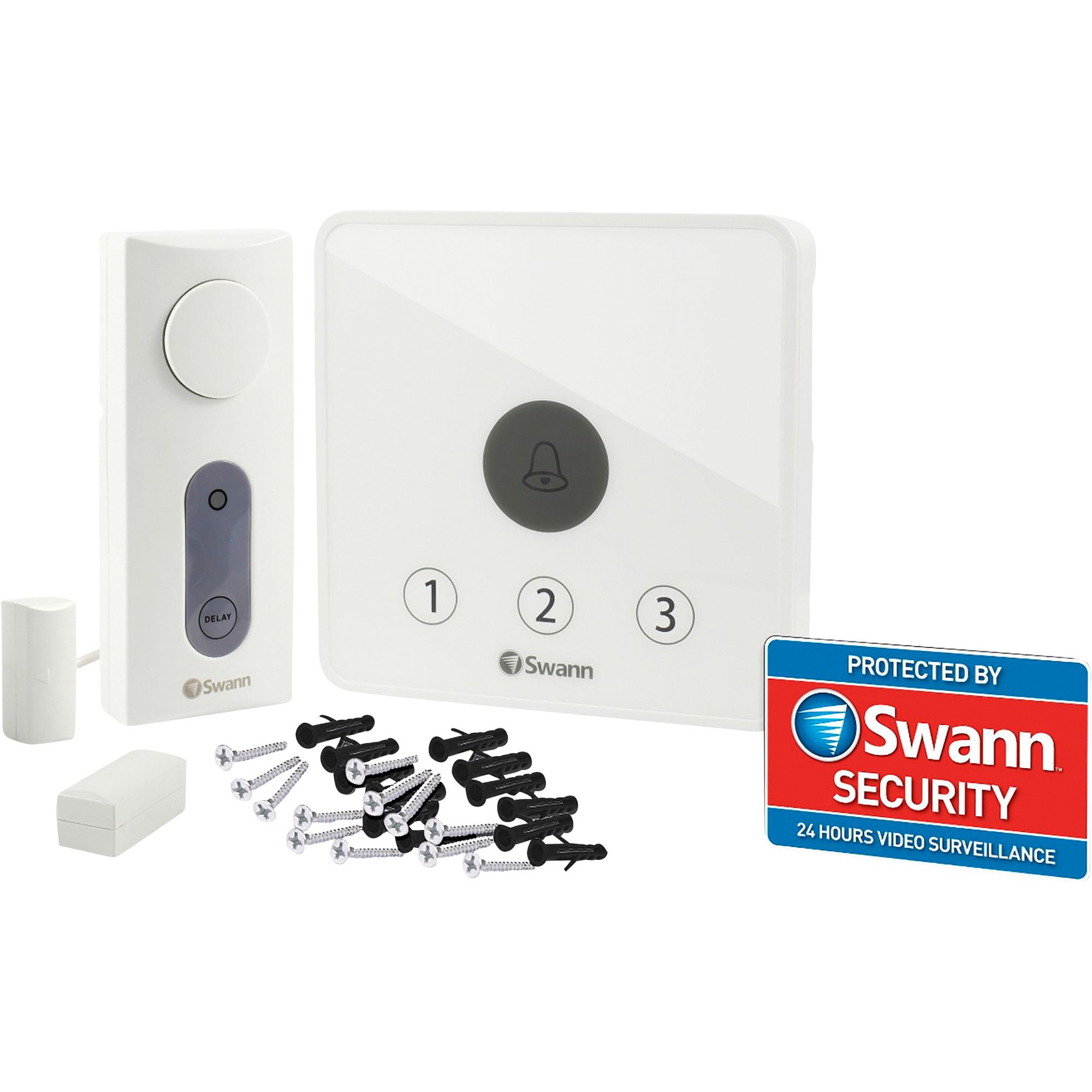 Swann Communications Wireless Gate Alert Kit, Model# SWADS-GATEAK-GL ...