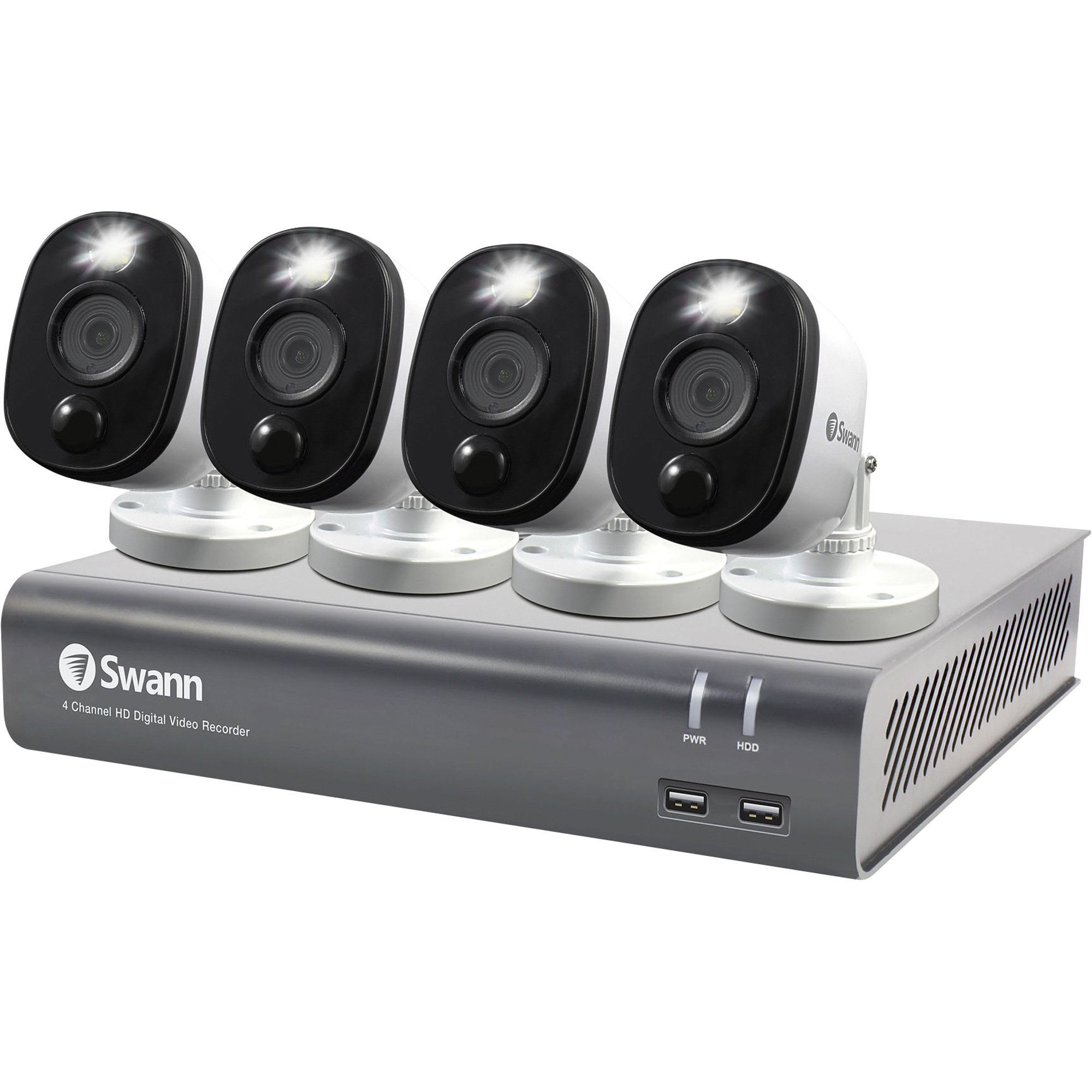 Swann 4-Channel DVR Security System — 4 Cameras, 1TB Hard Drive, Model ...