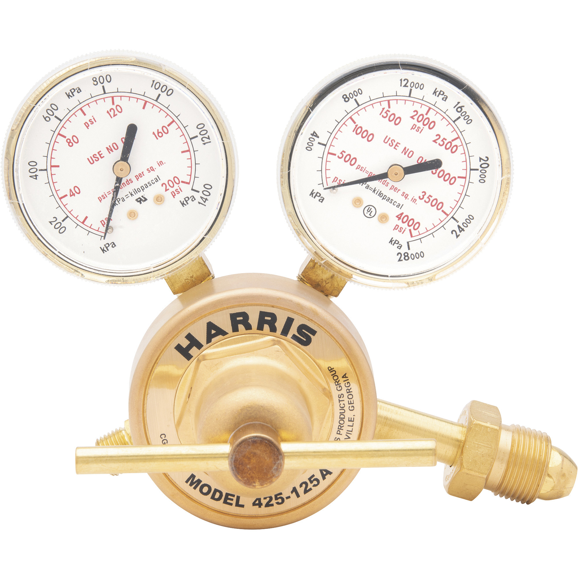 Harris Premium Single-Stage Industrial Regulator, Argon, Helium ...