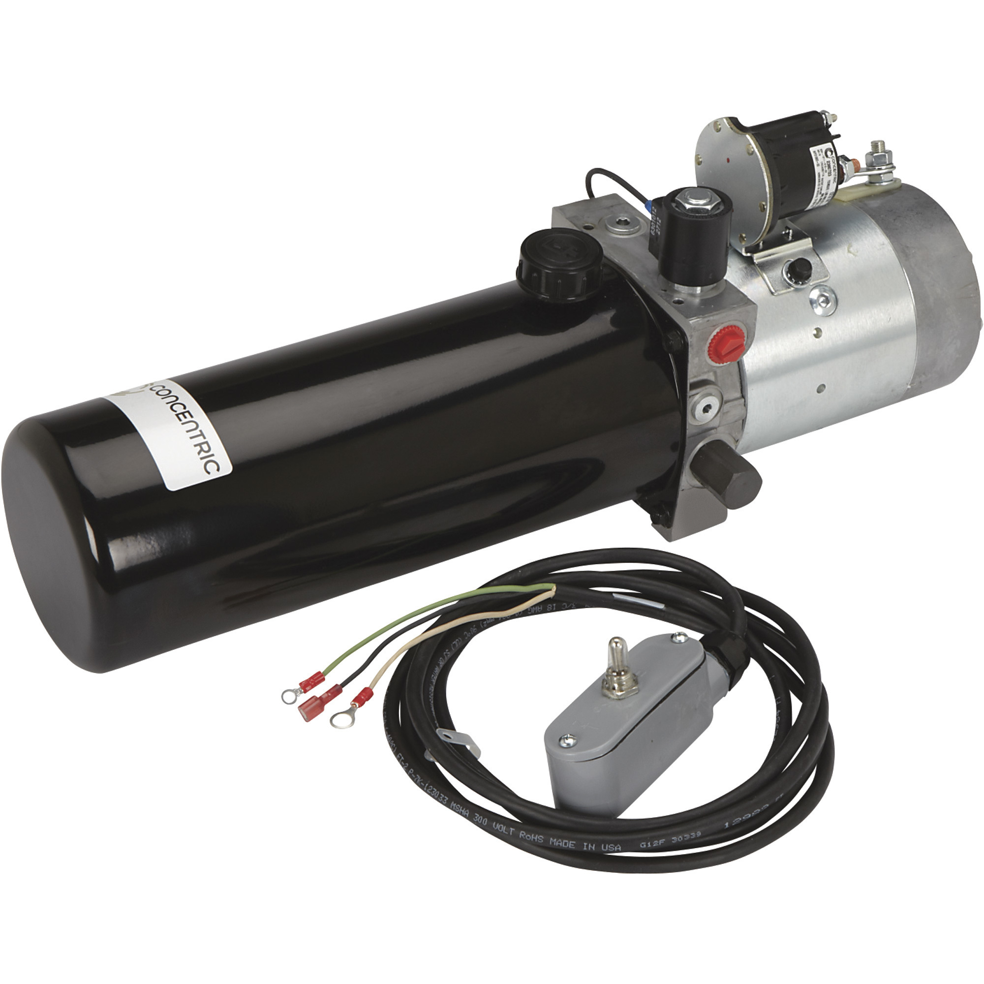 Concentric 12 Volt DC Power Unit, Solenoid Operation, Single-Acting ...