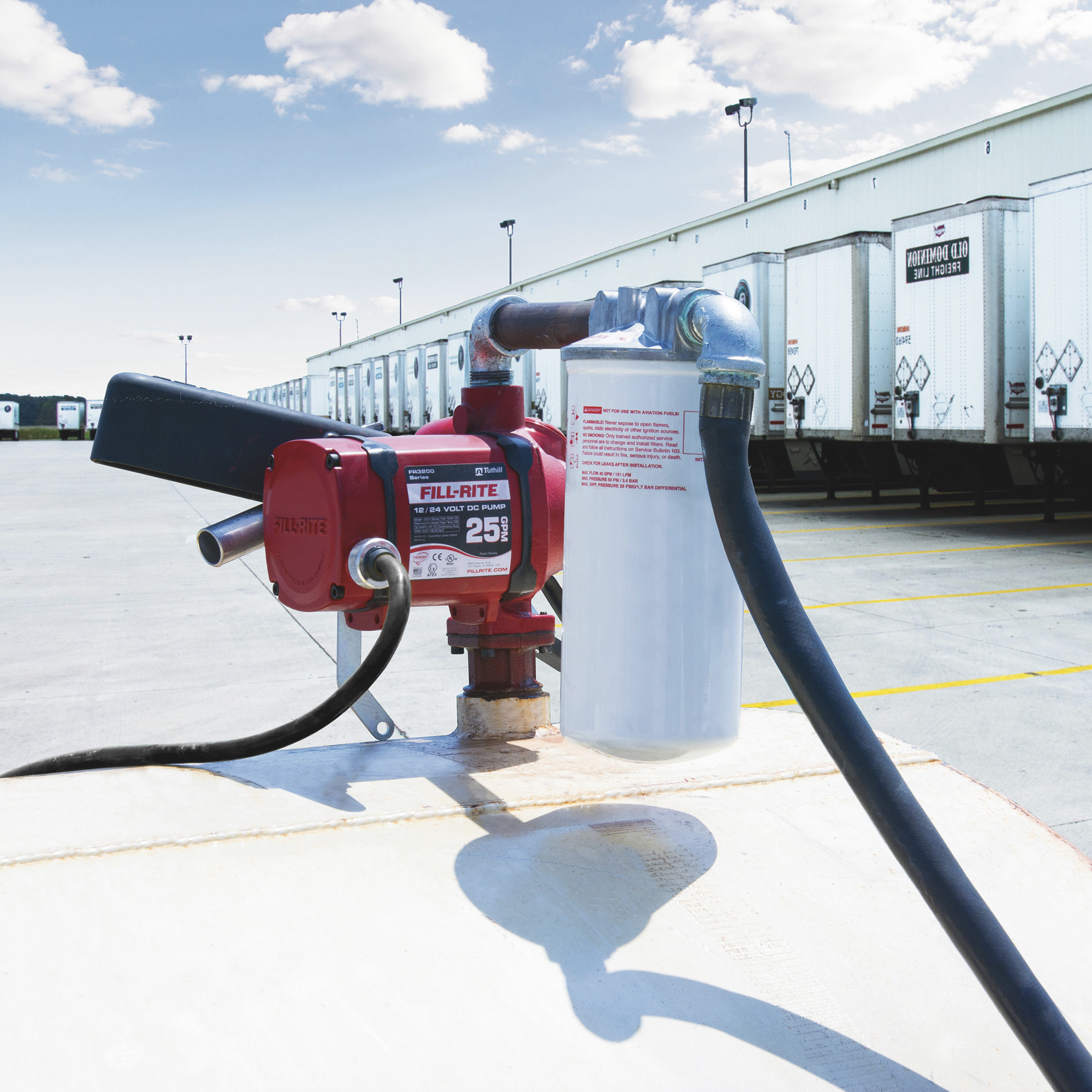 Fill-Rite 30 Micron Spin-On Particulate Fuel Filter, 40 GPM, Model ...