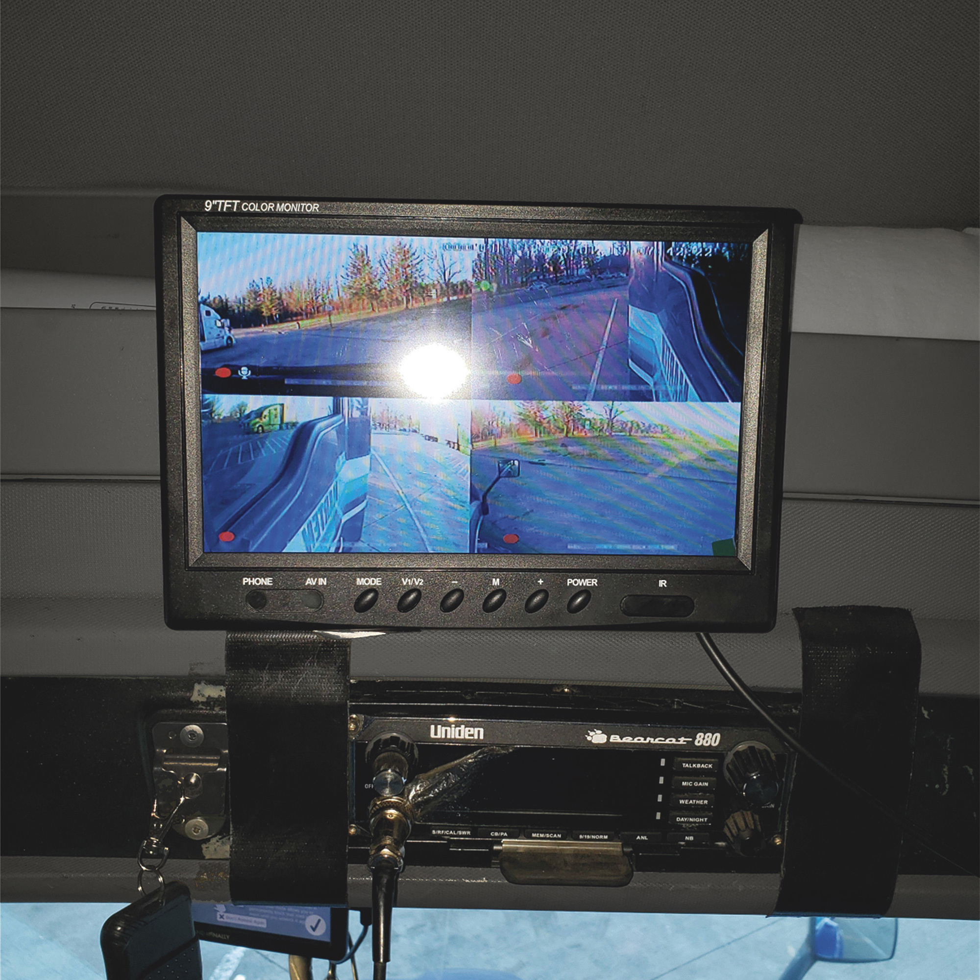 Top Dawg 4-Channel Trucker MDVR Multi-Camera System with GPS, Three ...