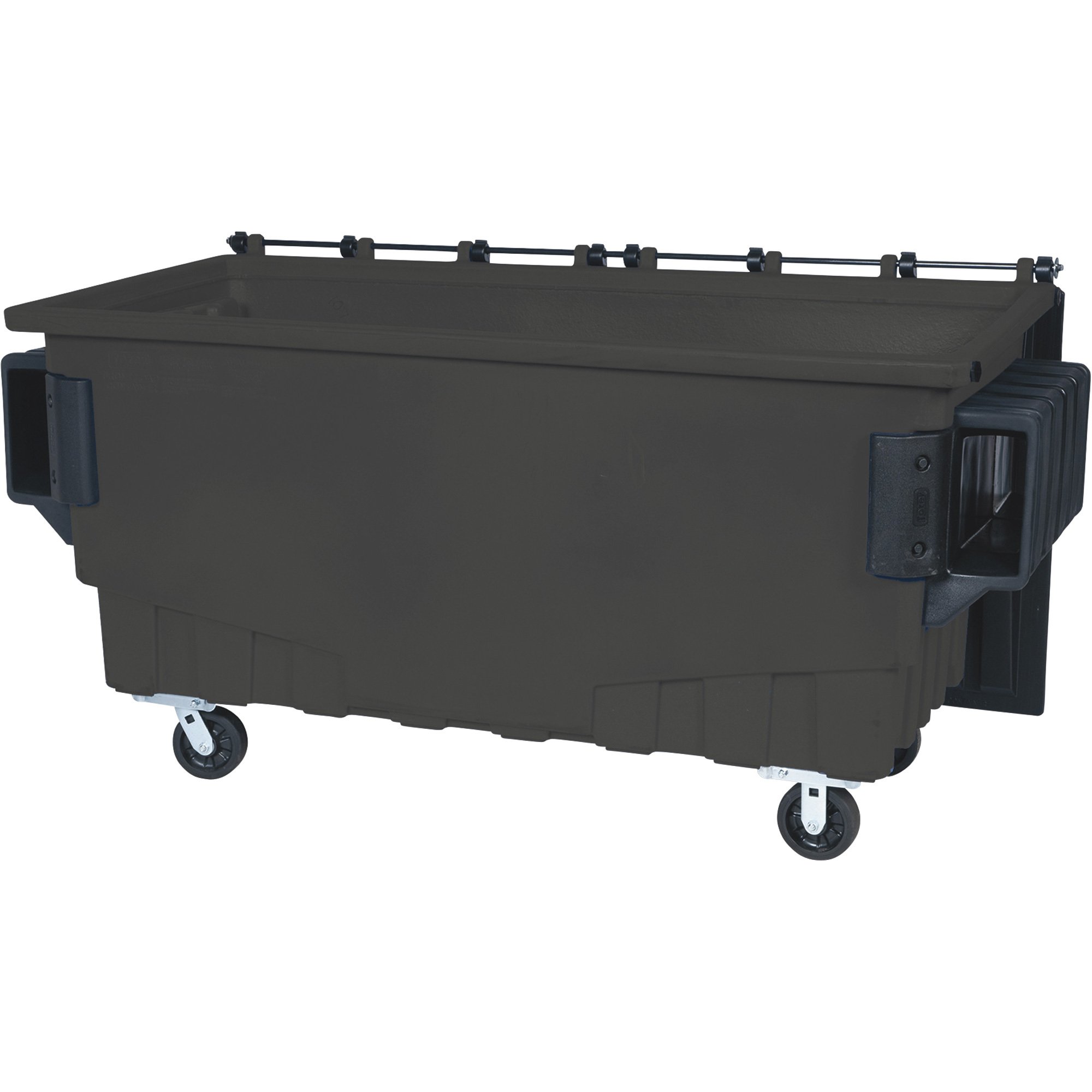 Toter Front Load Container Dumpster — Midnight Gray, 1 Cu. Yd., 750-Lb ...