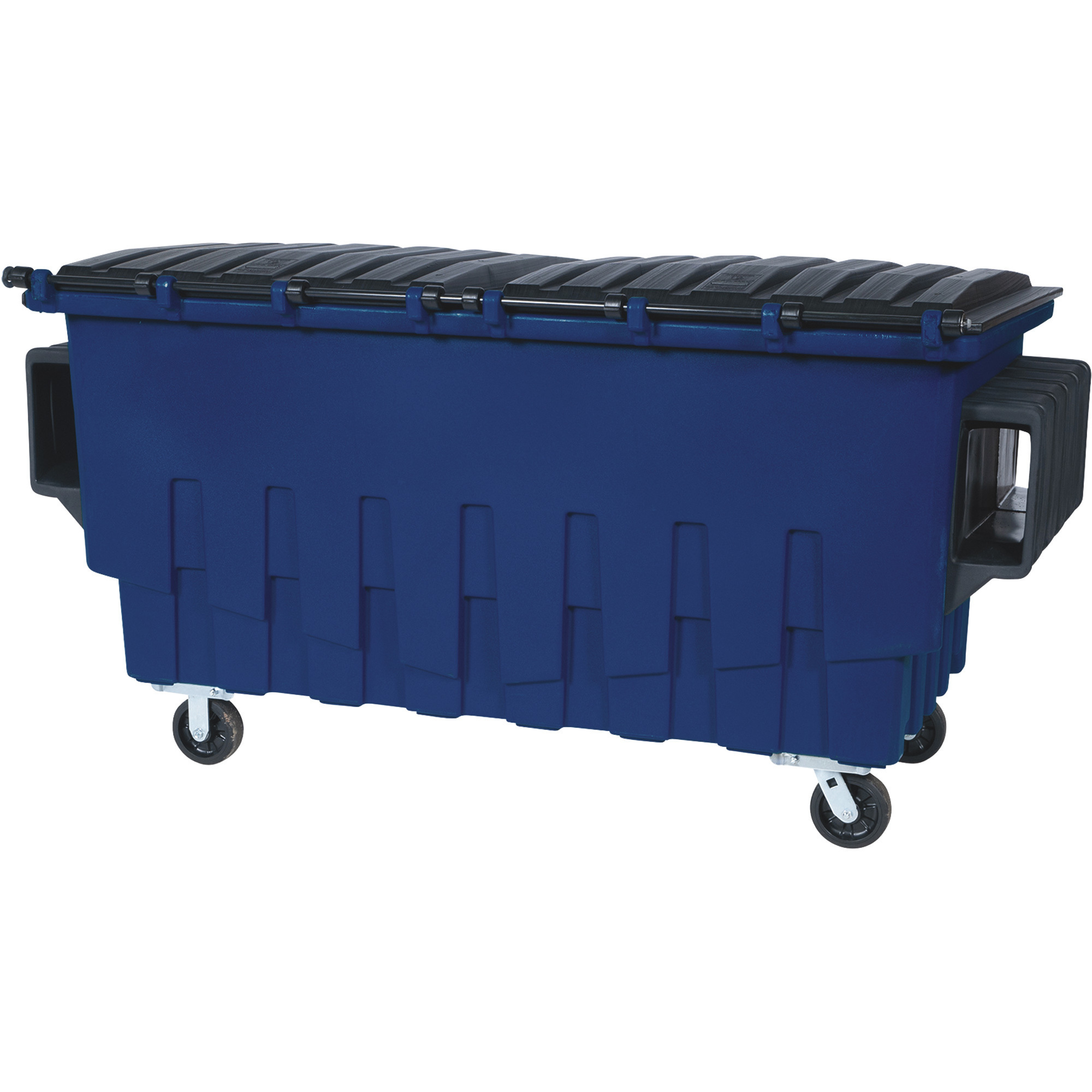Toter Front Load Container Dumpster — Dark Blue, 1 Cu. Yd., 750-Lb ...