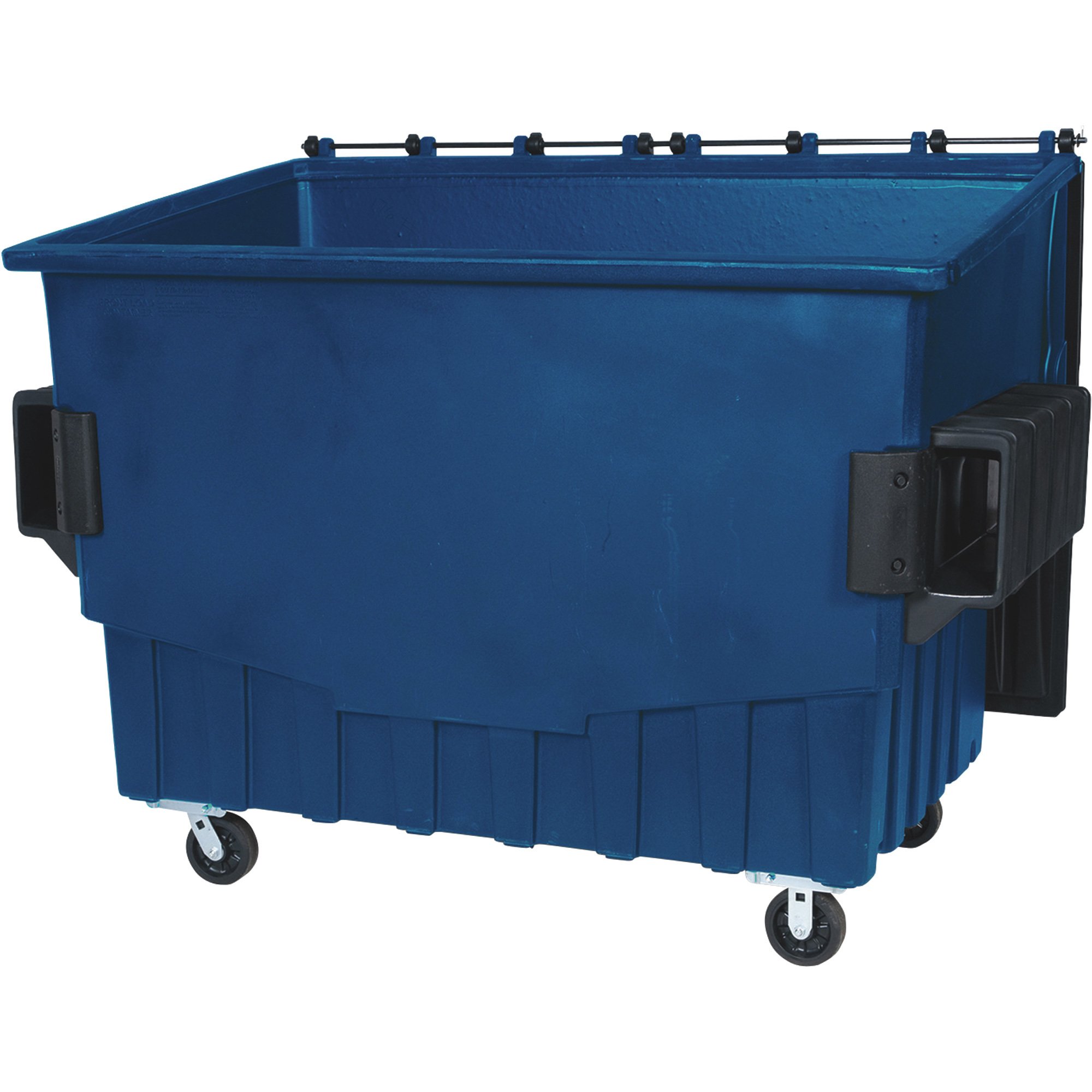 Toter Front Load Container Dumpster — Dark Blue, 3 Cu. Yds., 1500-Lb ...