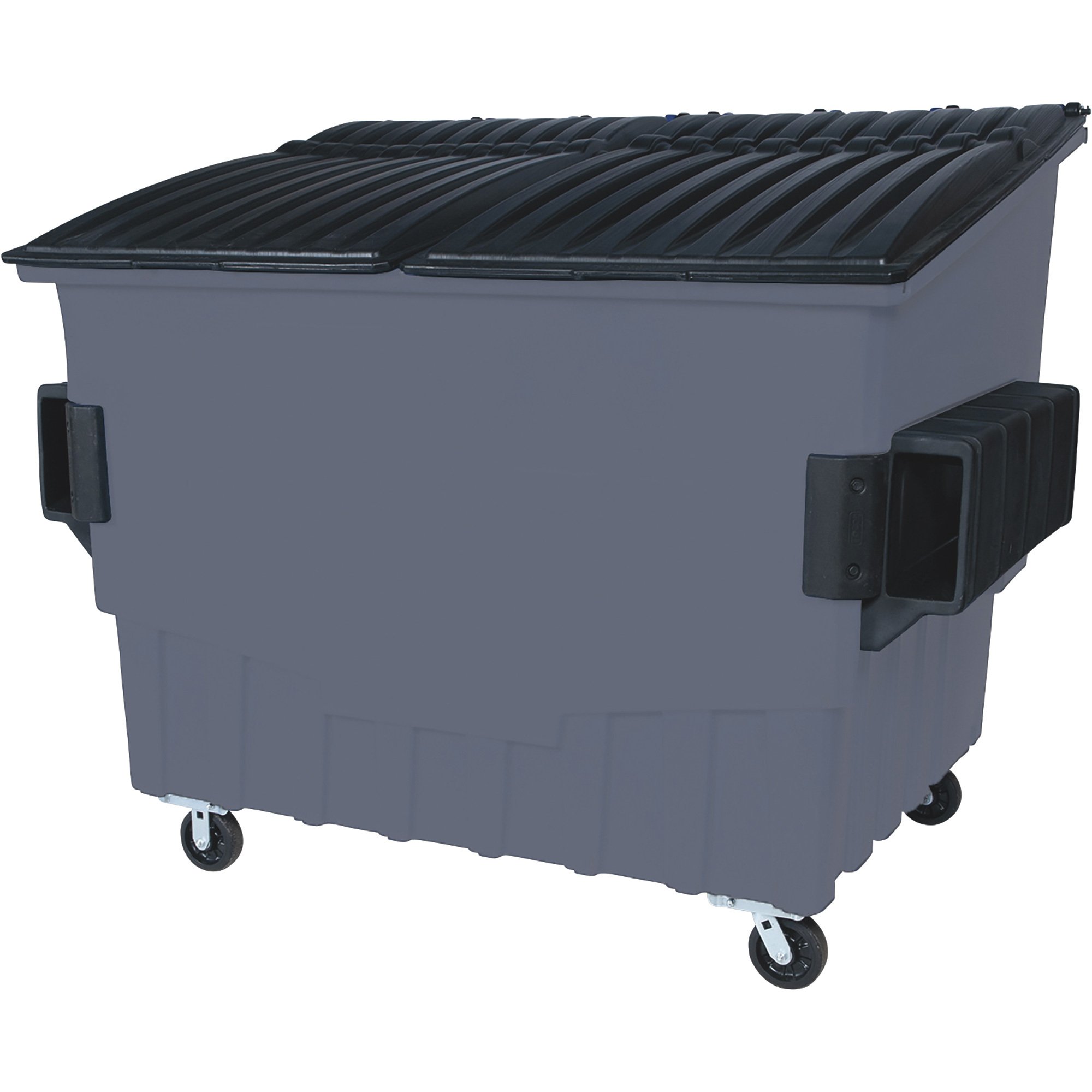 Toter Front Load Container Dumpster — Dark Cool Gray, 4 Cu. Yds., 2000 ...