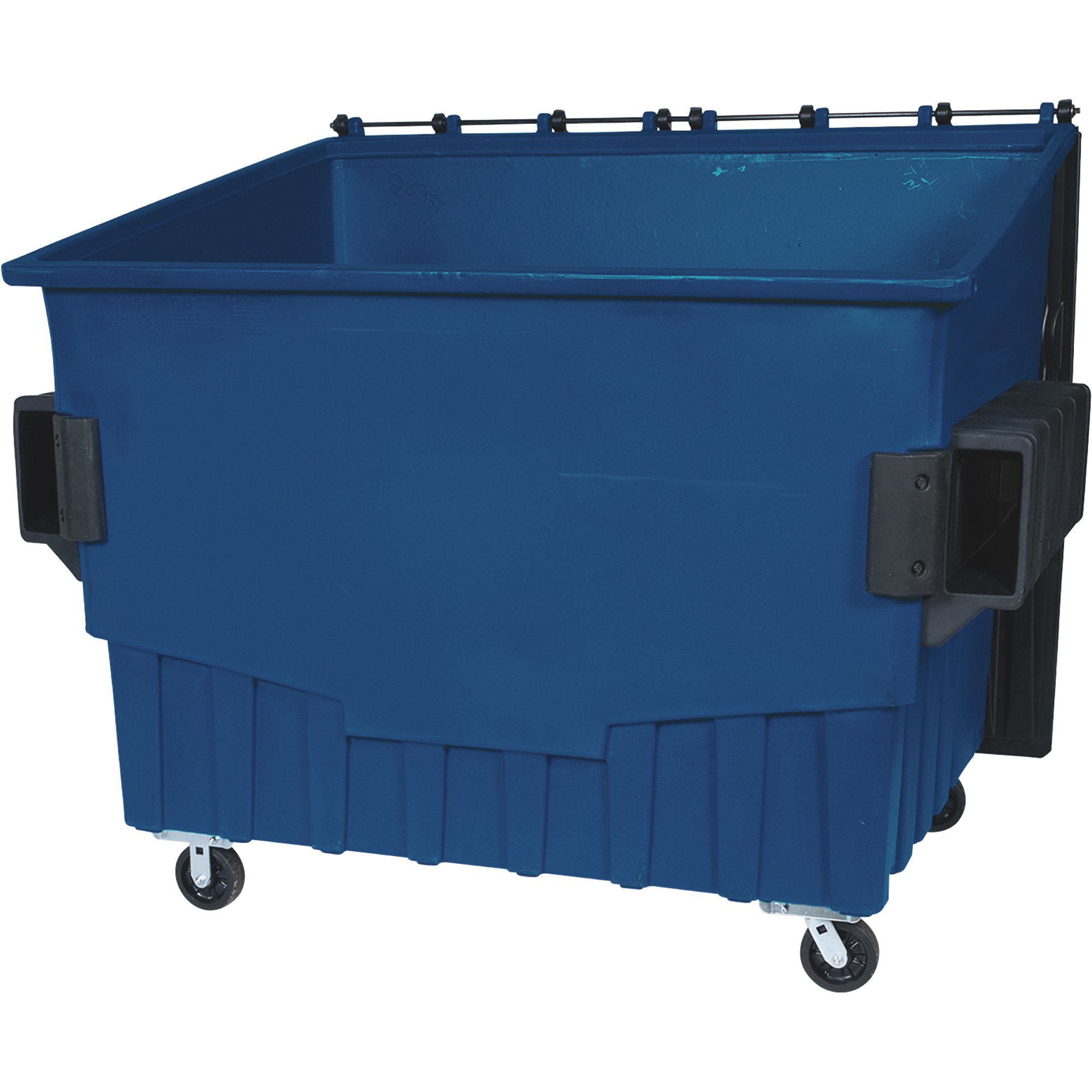 Toter Front Load Container Dumpster — Dark Blue, 4 Cu. Yds., 2000-Lb ...