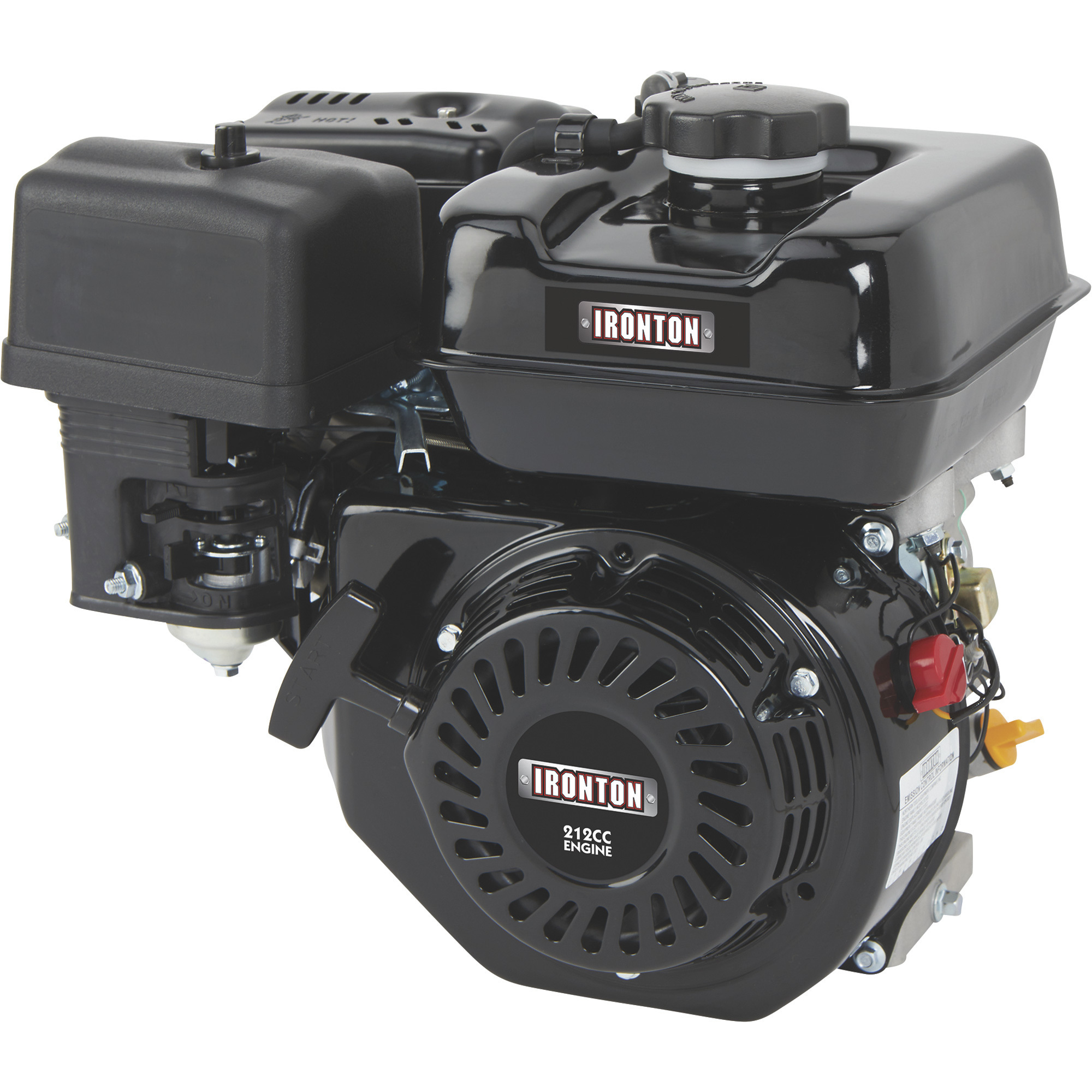 Ironton 212cc OHV Horizontal Engine with 3/4in. x 2-19/64in. Shaft ...