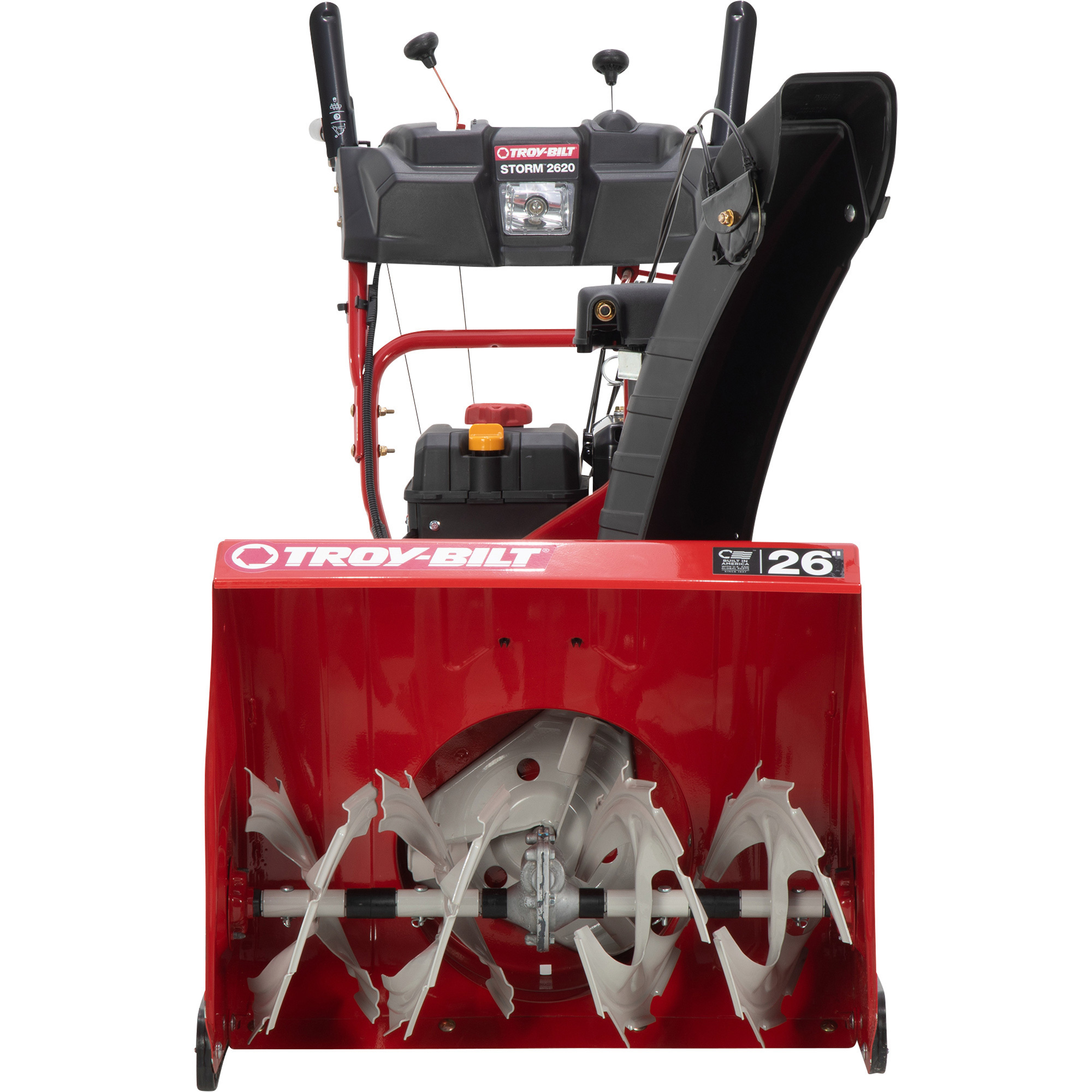 Troy-Bilt 2-Stage Electric Start Snow Blower with Airless Tires, 26in ...