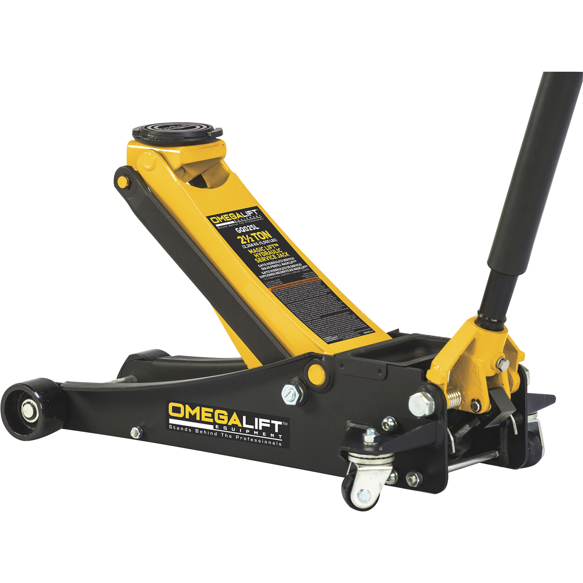 Omega Heavy-Duty, Low-Profile Magic Vehicle Lift Jack, 2 1/2-Ton ...