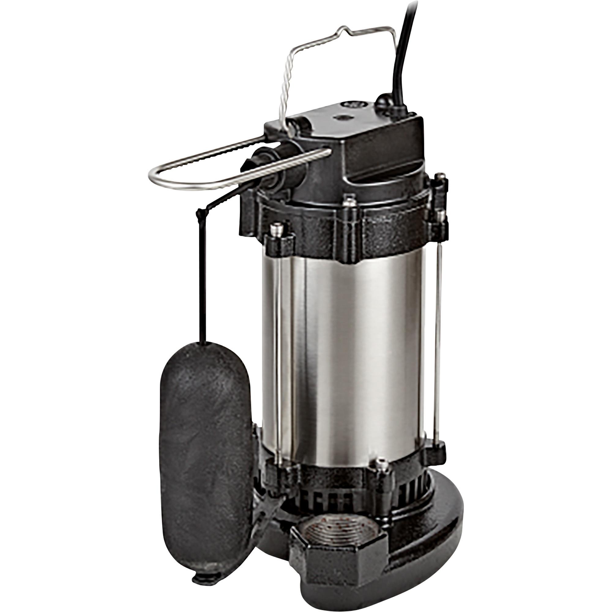Red Lion CSS Series Stainless Steel Submersible Sump Pump, 4500 GPH, 3/ ...