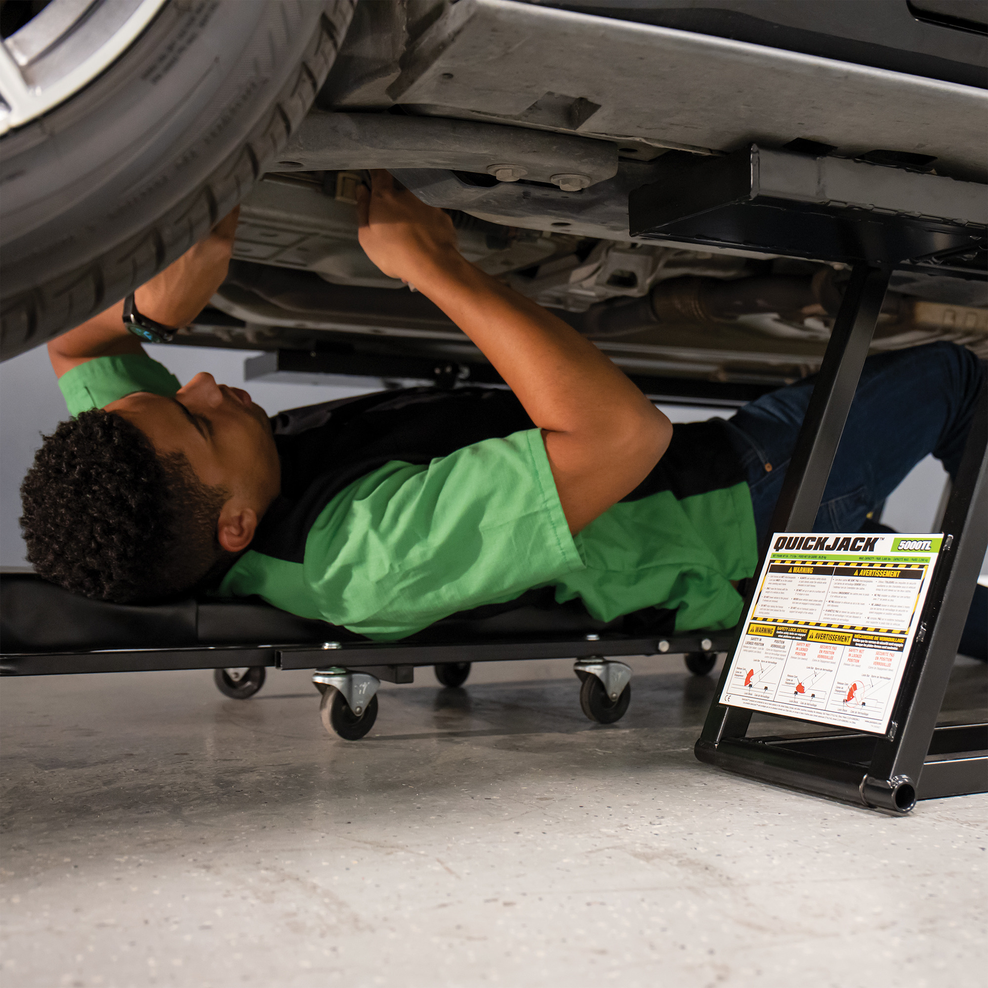 QuickJack Portable Car Lift, 7000-Lb. Capacity, 110 Volts, Model# BL ...