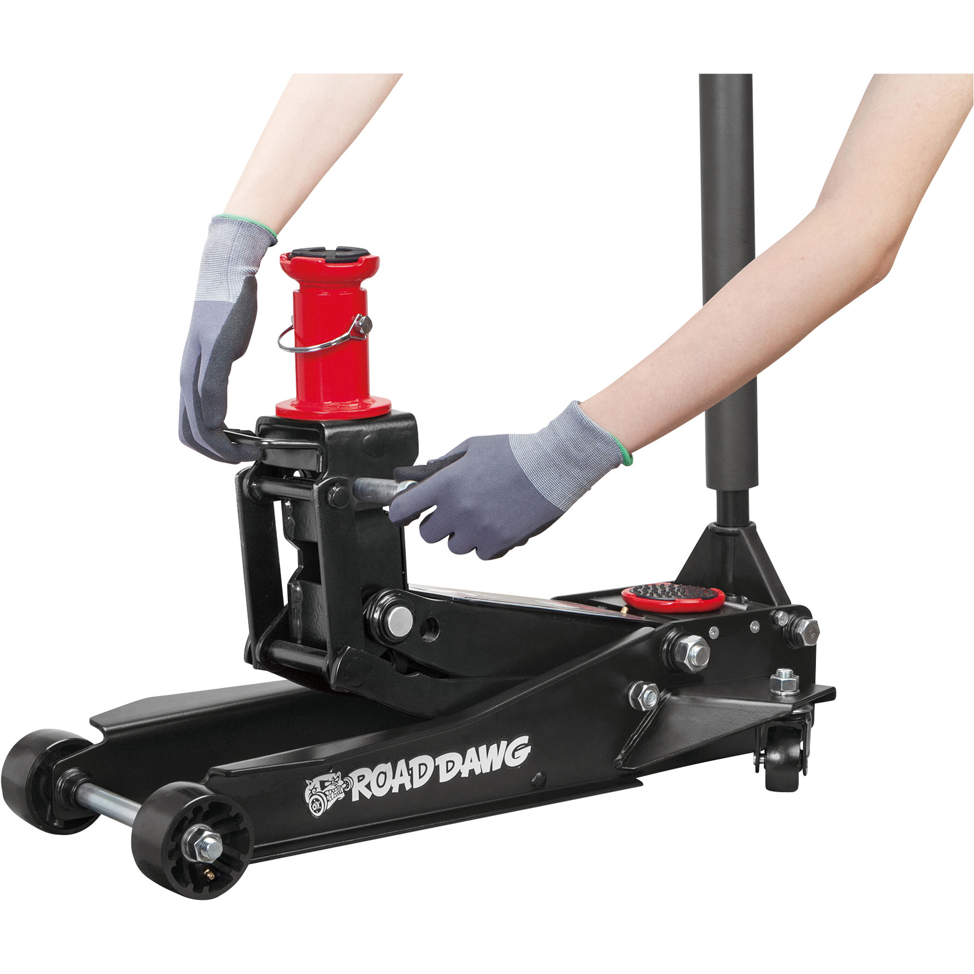 Road Dawg Super-Duty Folding Floor Jack, 2- and 3-Ton Capacity, Model ...