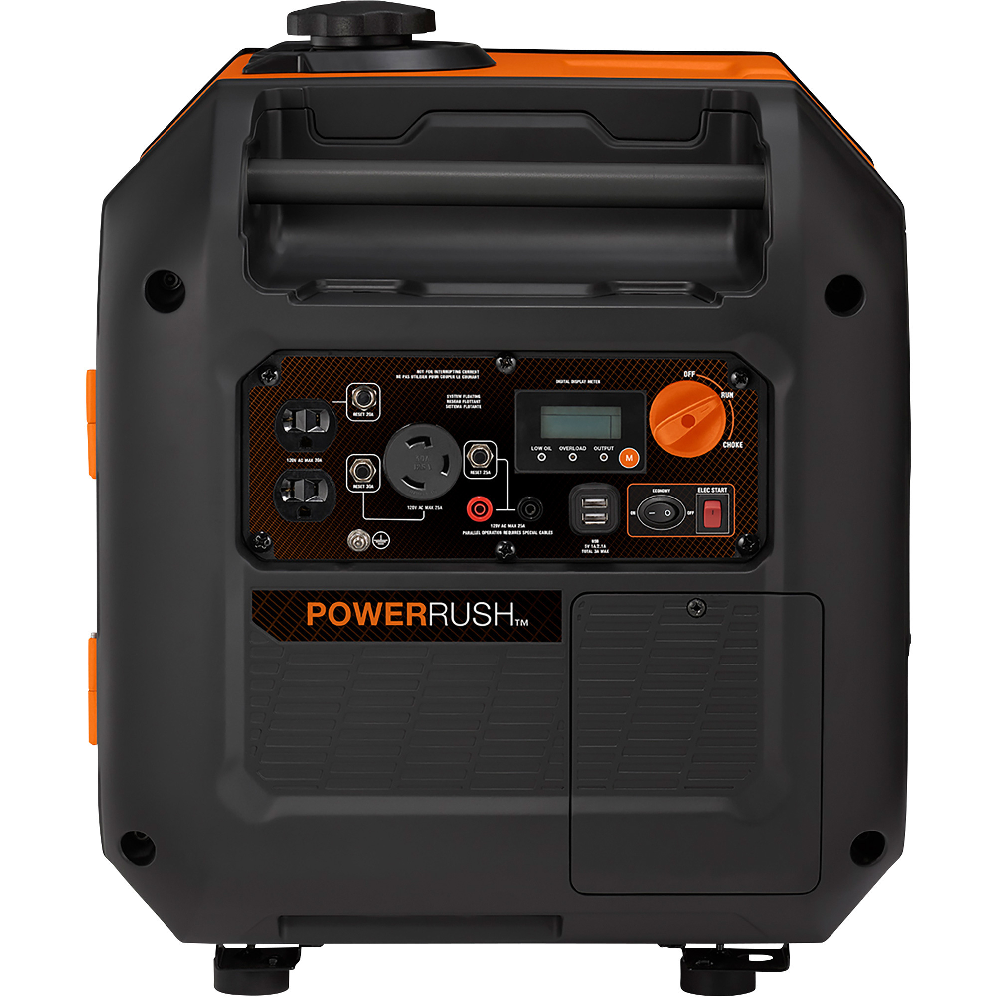 Generac iQ3500 Inverter Generator, 3500 Surge Watts, 3000 Rated Watts ...
