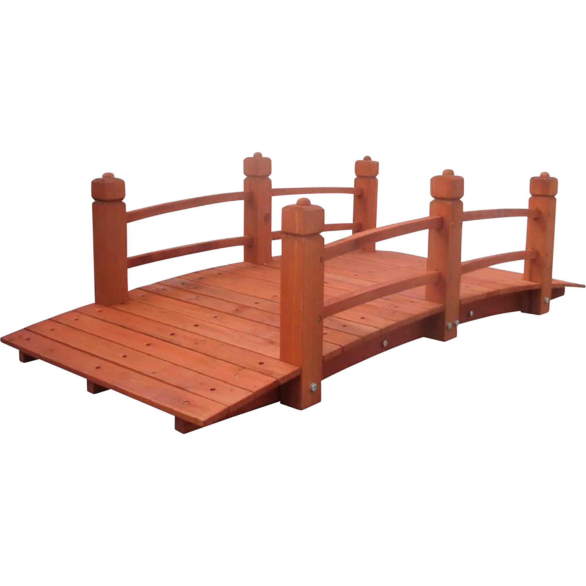 northbeam Wood Walk Bridge, 5ft.L, Unfinished Fir, 350-Lb. Capacity ...