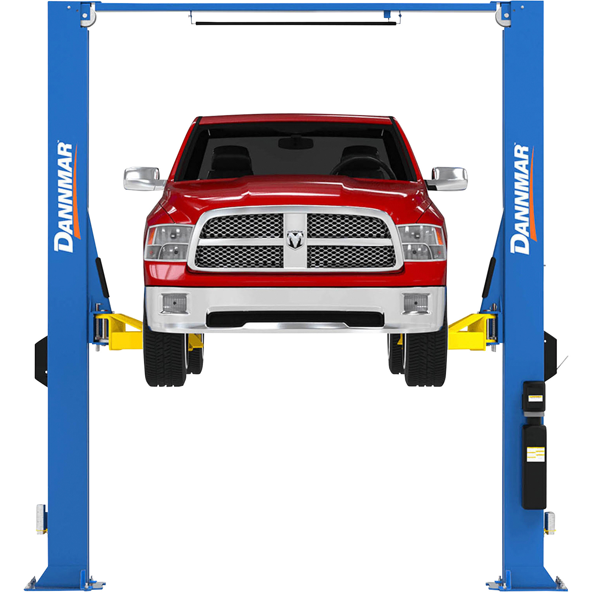 Dannmar 2-Post Heavy-Duty Symmetric Electric/Hydraulic Vehicle Lift ...