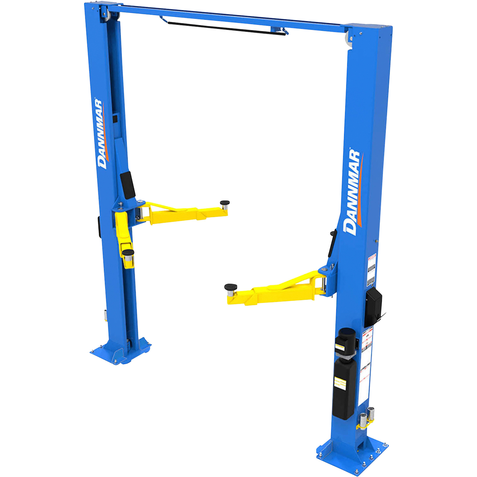 Dannmar 2-Post Heavy-Duty Symmetric Electric/Hydraulic Vehicle Lift ...