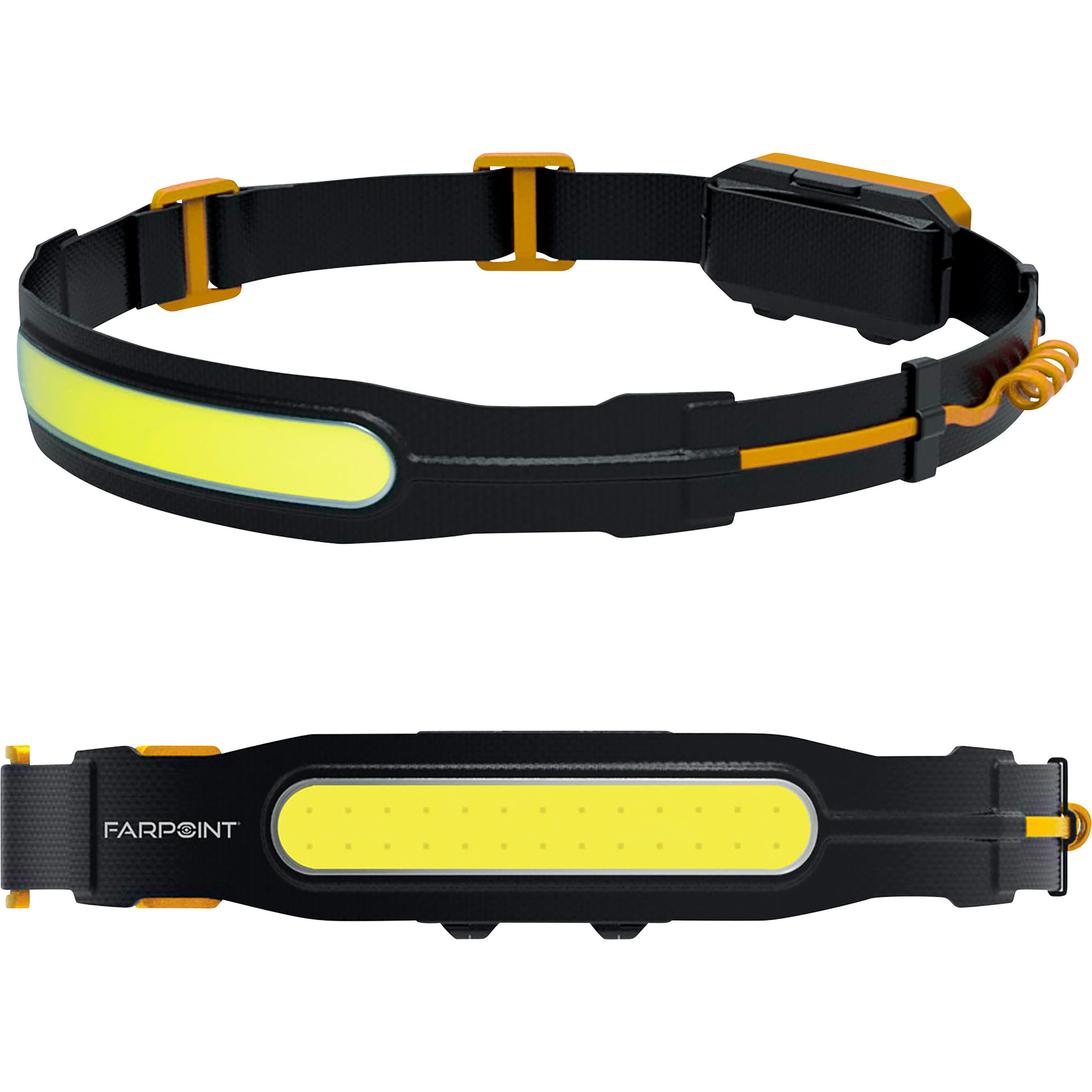 FARPOINT 2-Pack Slim Fit LED Headlamps, 300 Lumens Ea., Model ...