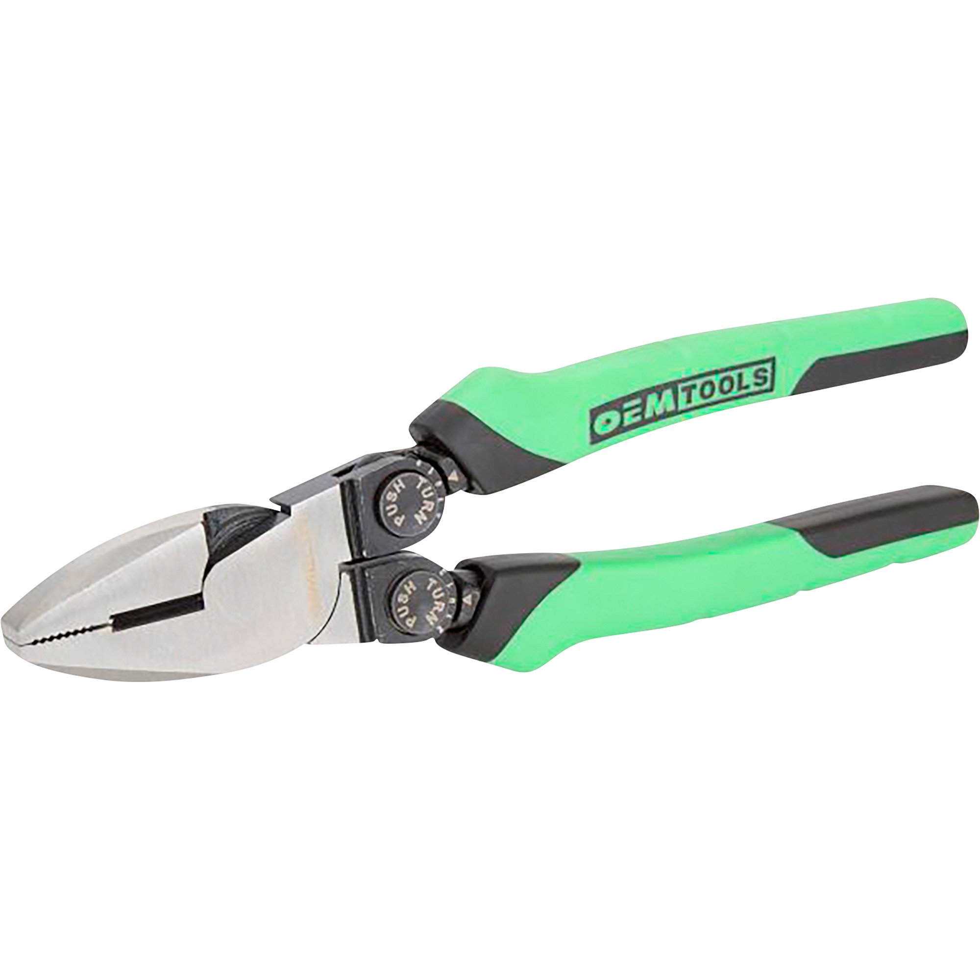 OEM Tools 8.5in. Adjustable Offset Angle Linesman Pliers | Northern Tool