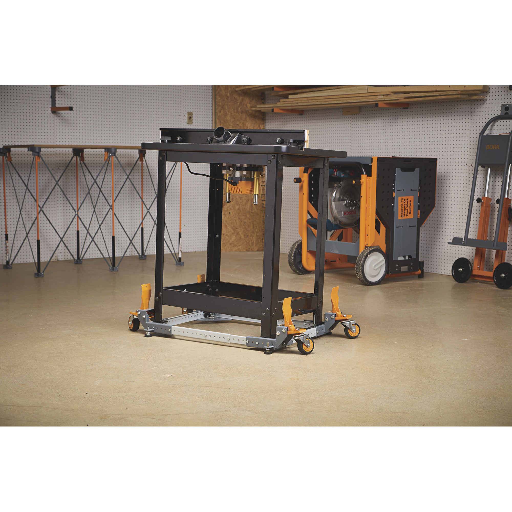 Bora Portamate Universal Mobile Base, 650-Lb. Capacity, 36in. x 36in. x ...