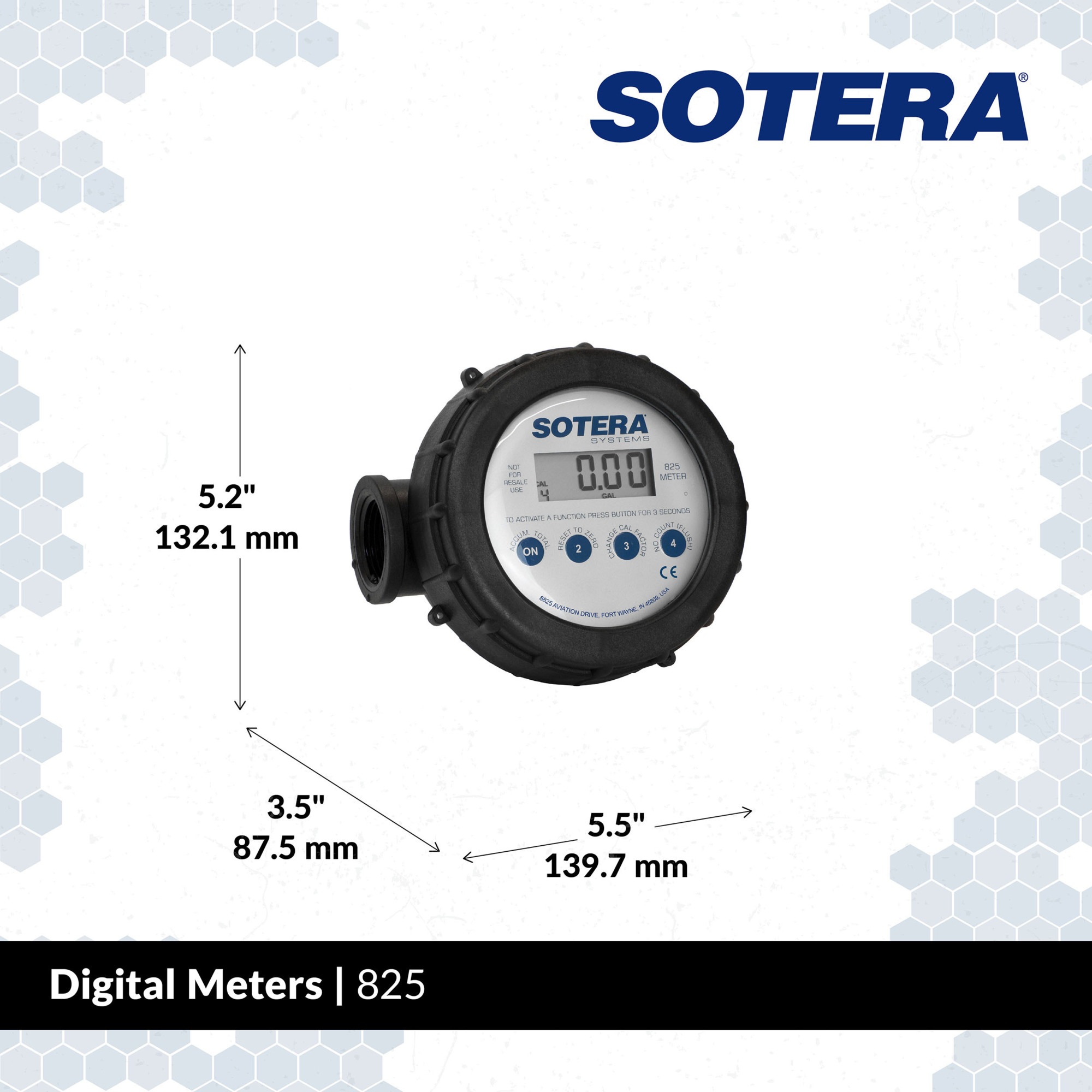 Fill-Rite Digital Flow Meter, 1in., Model# 825 | Northern Tool