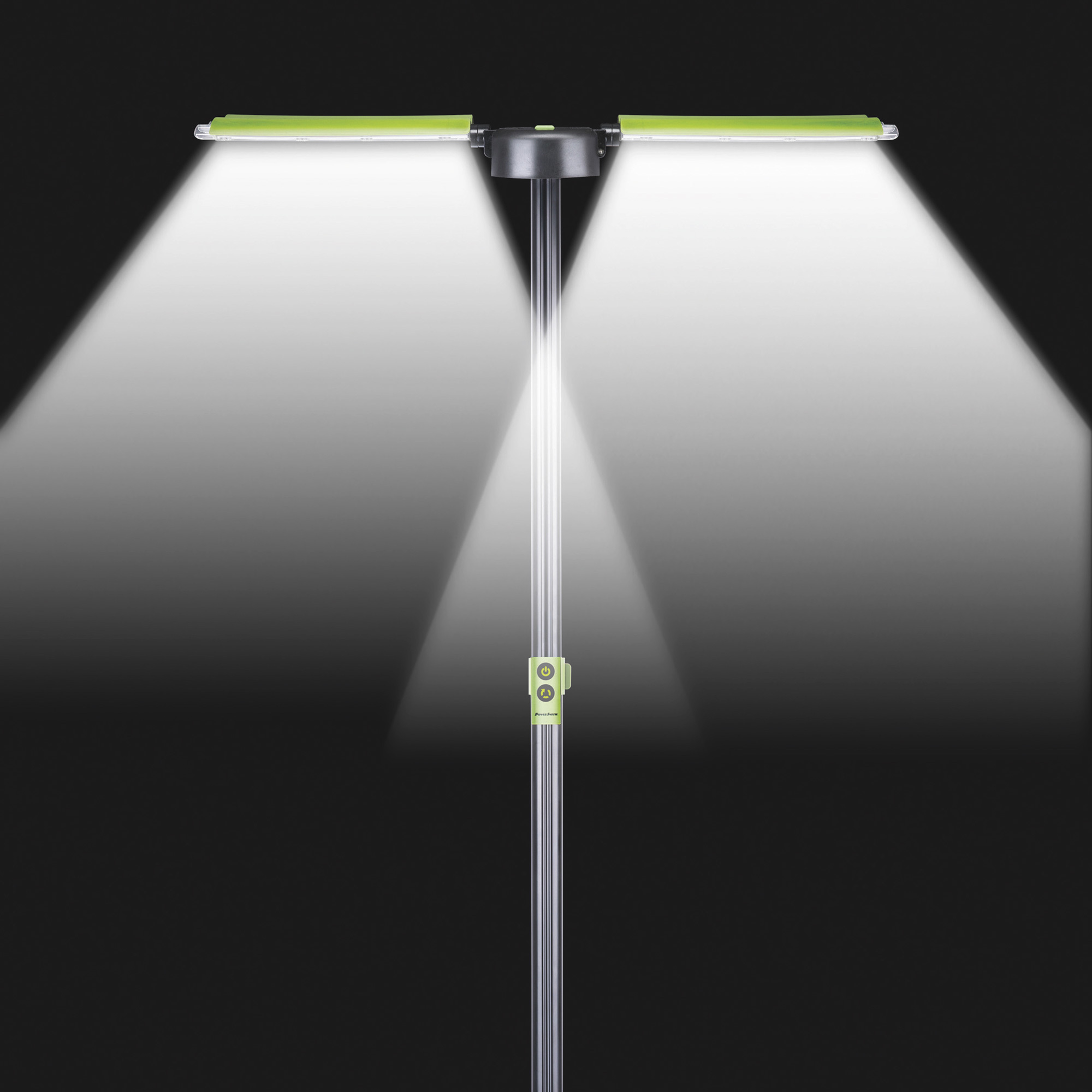 PowerSmith Voyager LED Rechargeable Telescoping Work Light, 8000 Lumens ...