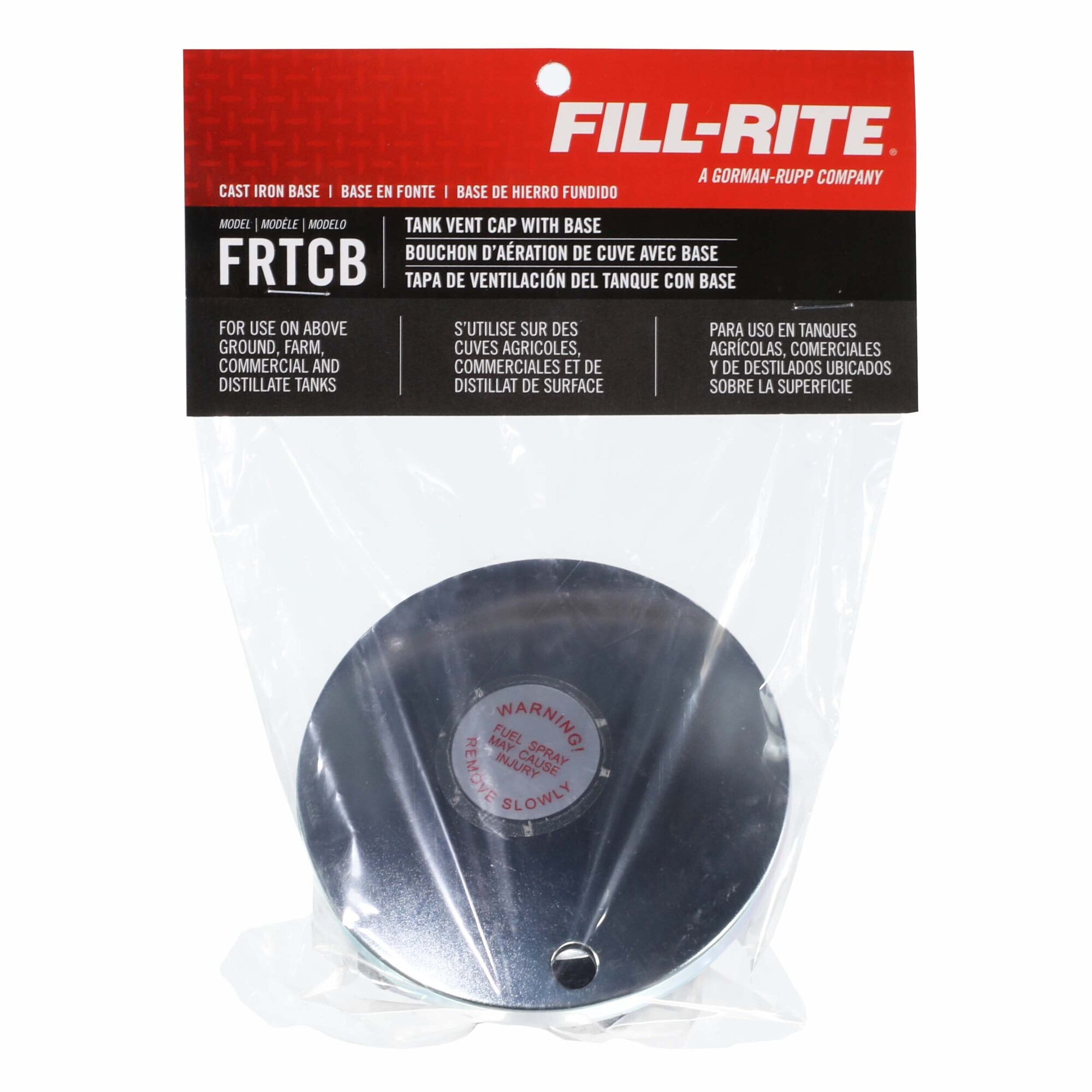 Fill-Rite Vent Cap with Threaded Base, 2in. NPT , Model# FRTCB ...