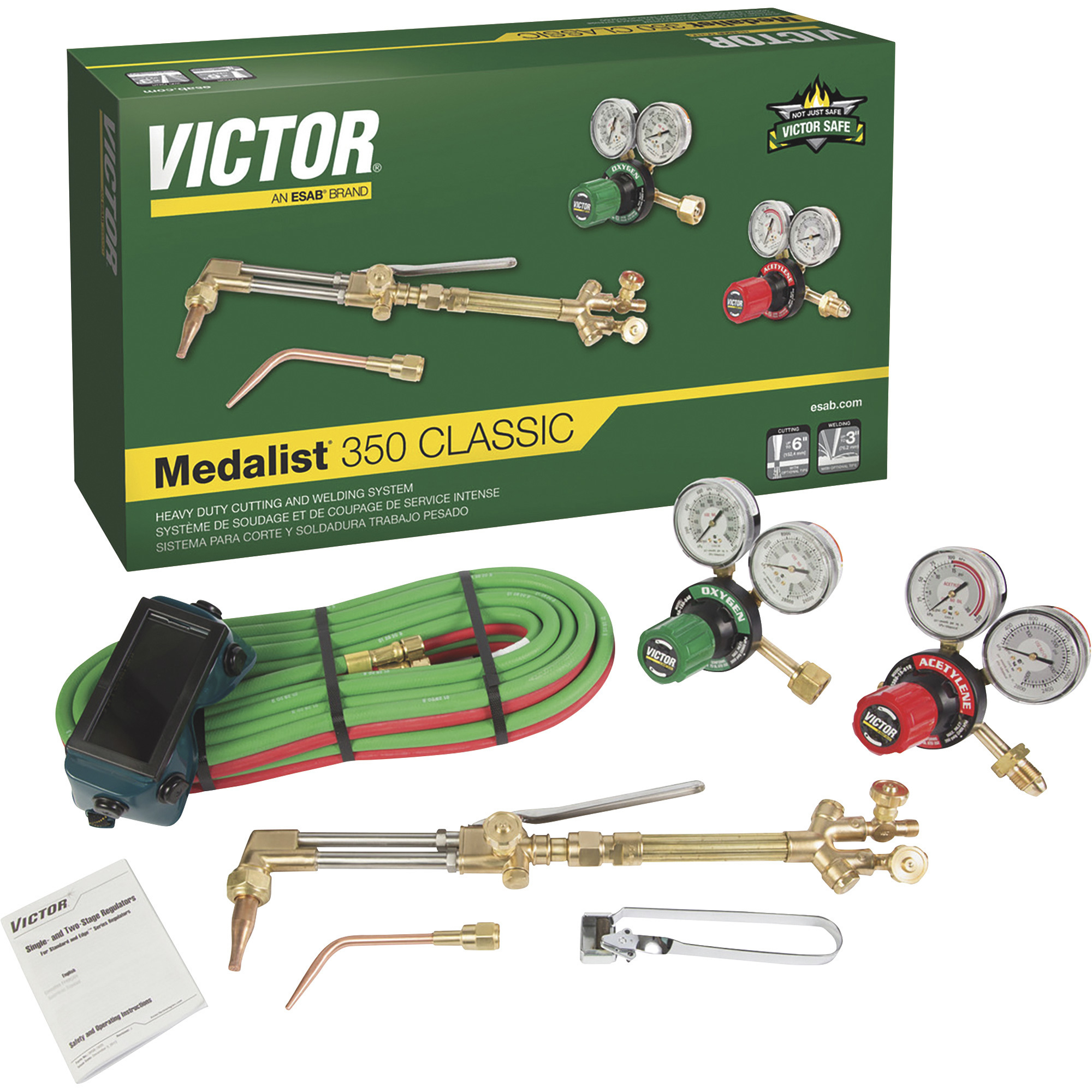 Victor Medalist G350 Classic Welding and Cutting Kit, Model# 0384-2698 ...