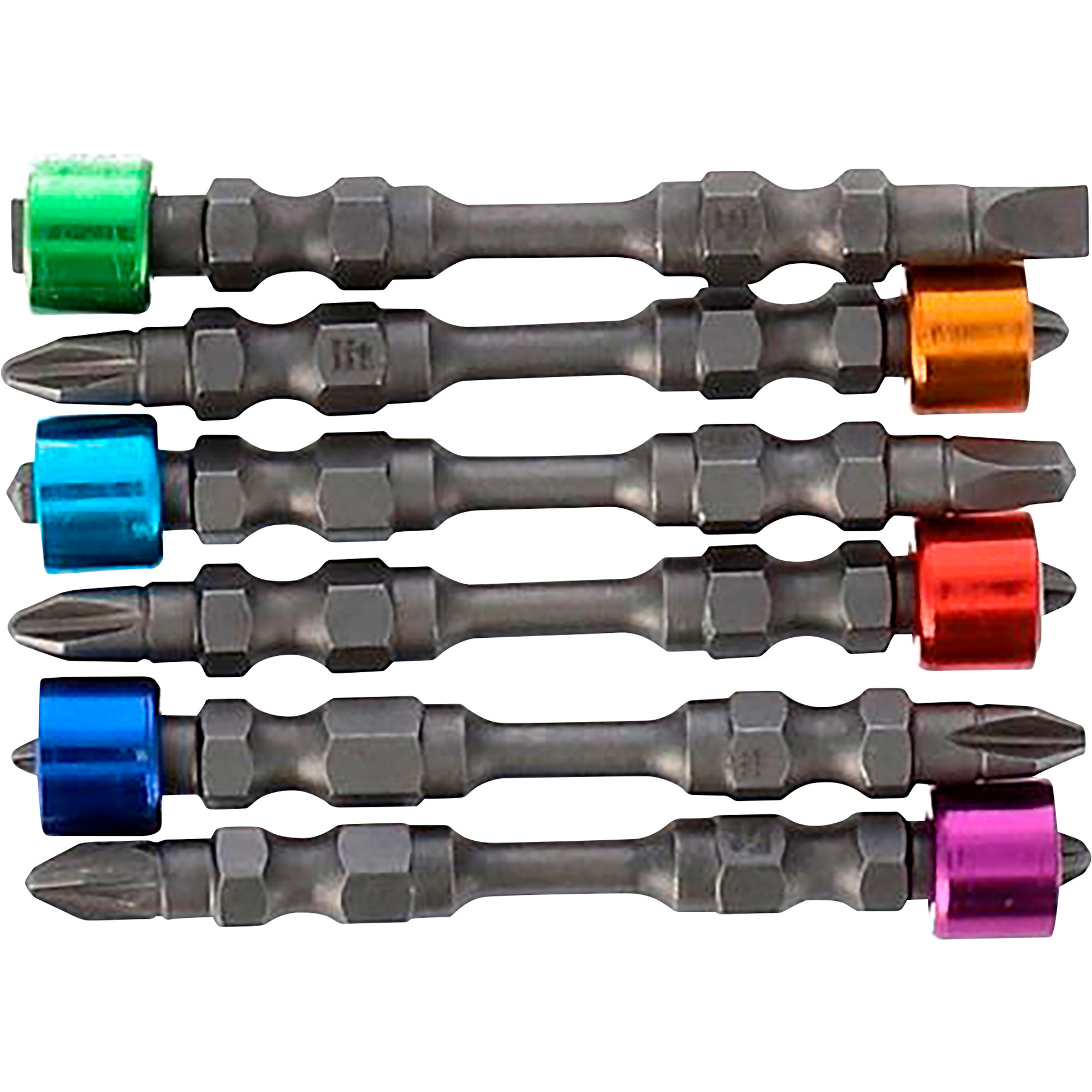 6-Pc. Double End Bit Set with Magnetic Screw Holder | Northern Tool